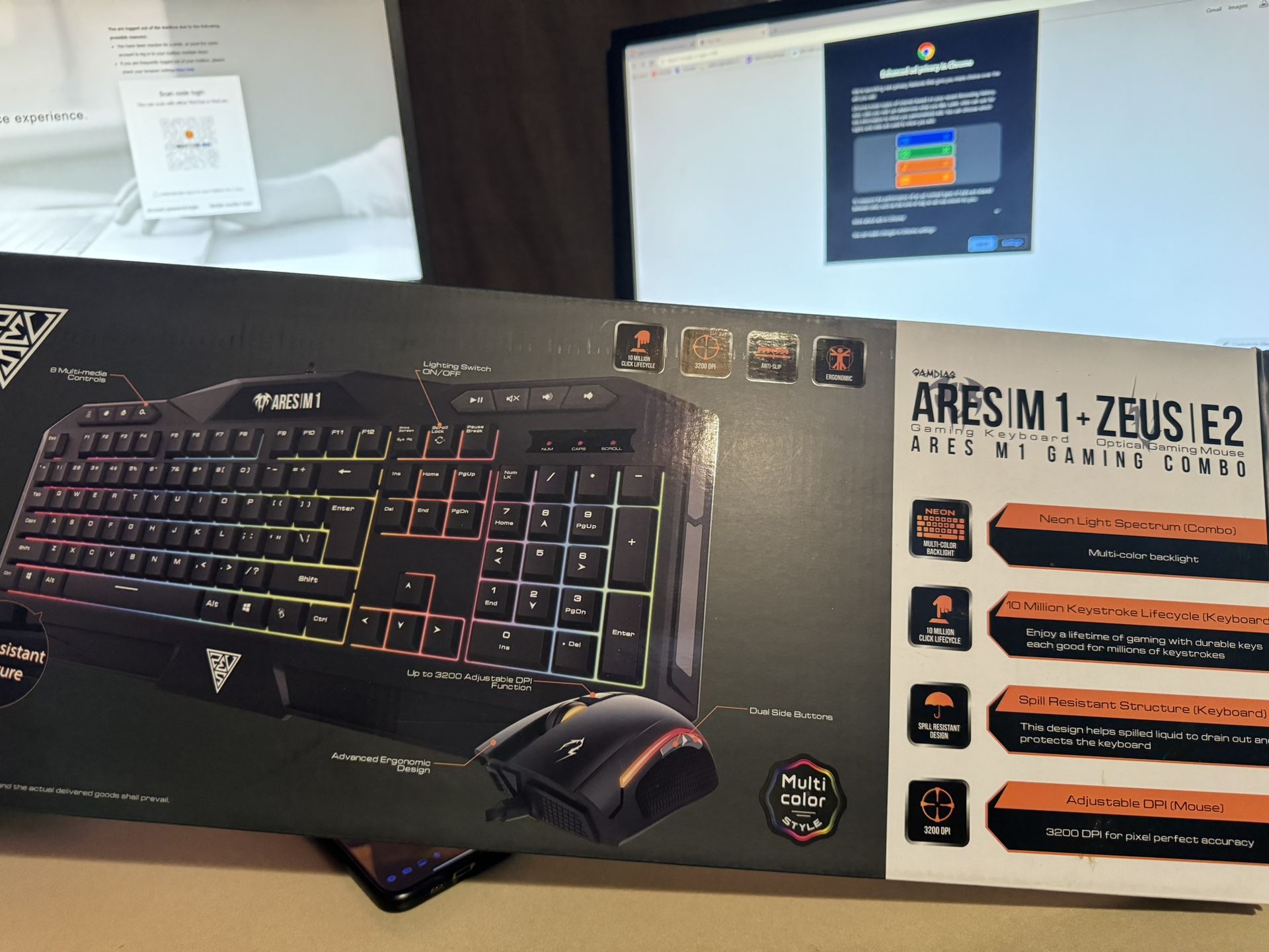 Ares M1 Gaming Keyboard + Mouse Combo for Sale in Rowland Heights, CA ...
