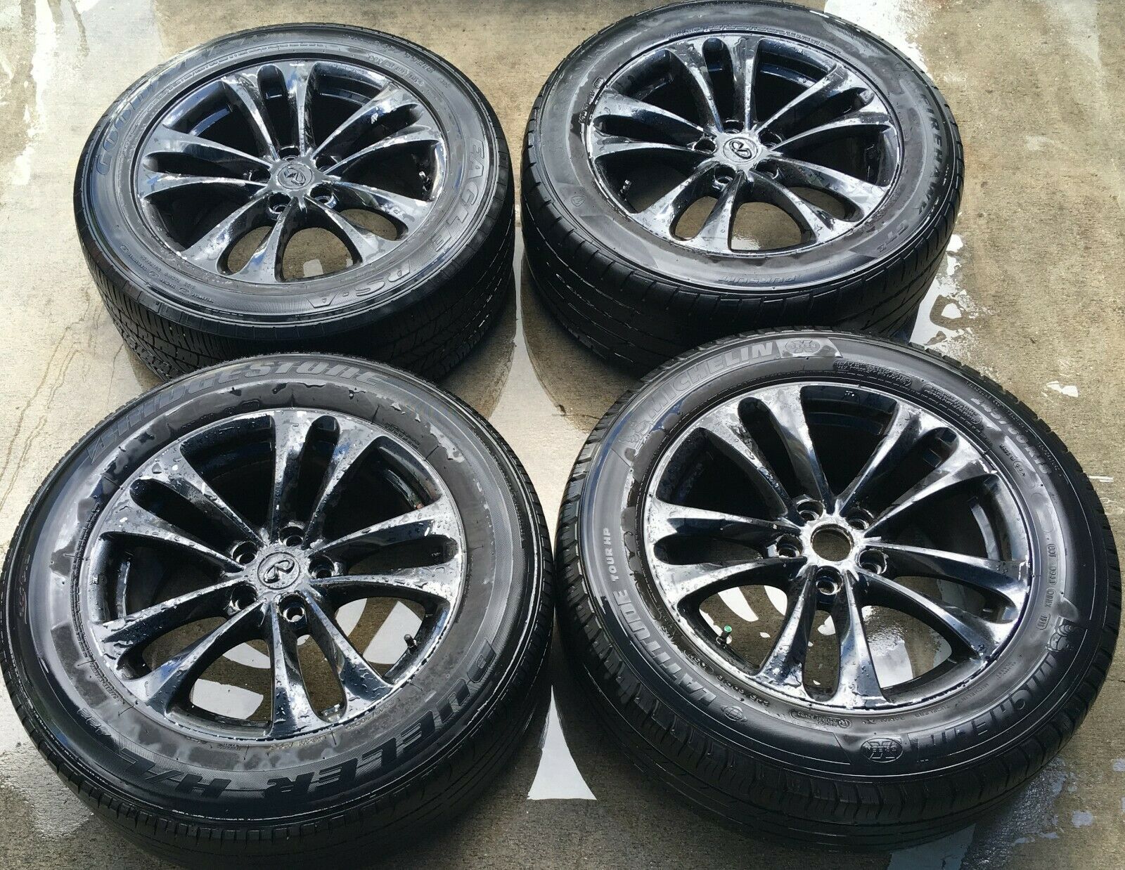 INFINITI EX35 18" INCH WHEEL RIMS W/ TIRES (SET OF 4) 5X114.3 for Sale ...