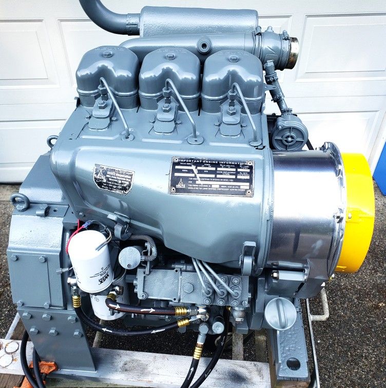 Air Cooled Deutz Diesel engine F3L914, 35kw, 48+ HP 2006 for Sale in ...