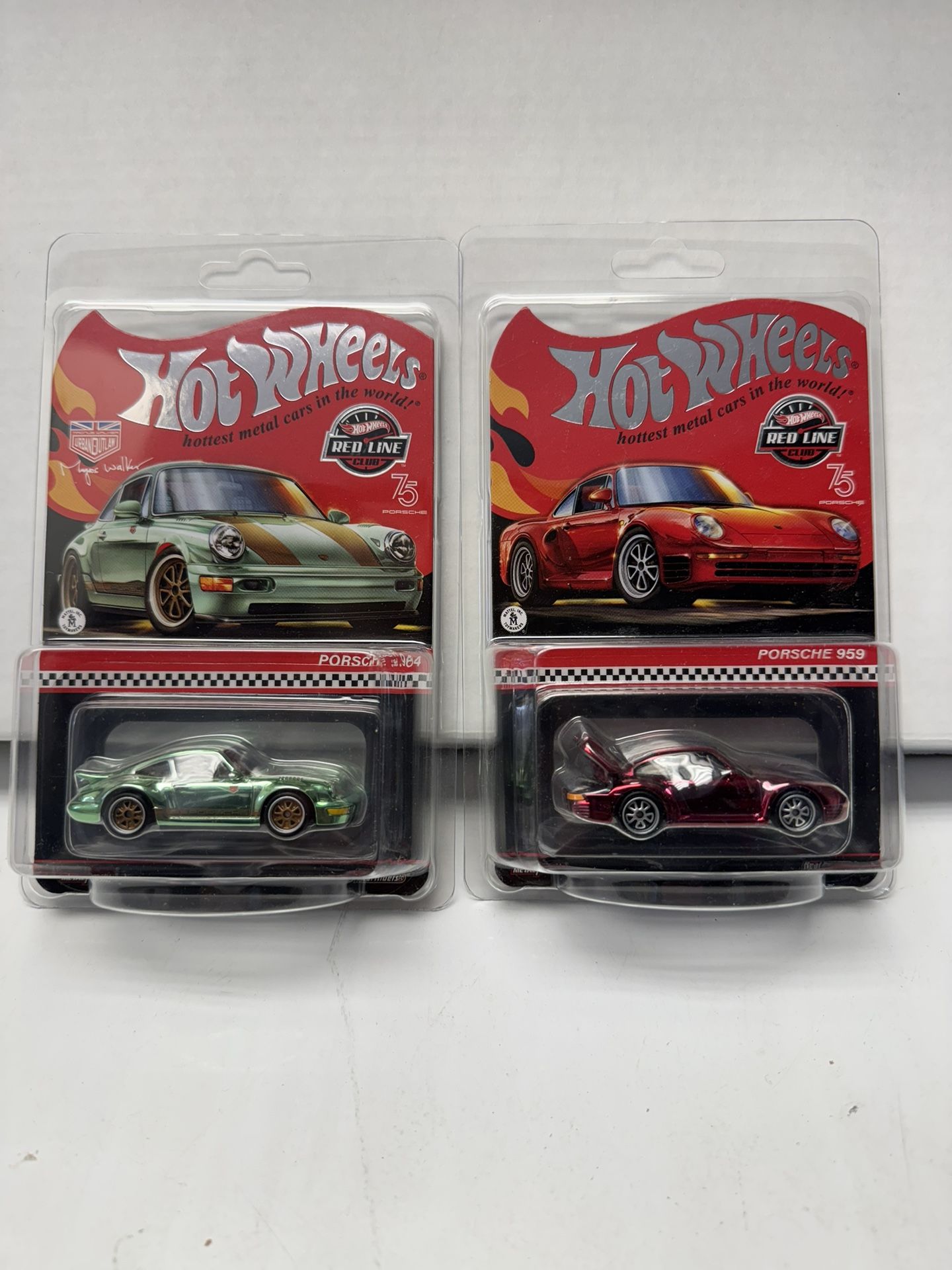 Hot Wheels RLC Red Line Club Lot Magnus Walker Urban Outlaw Porsche 964 ...