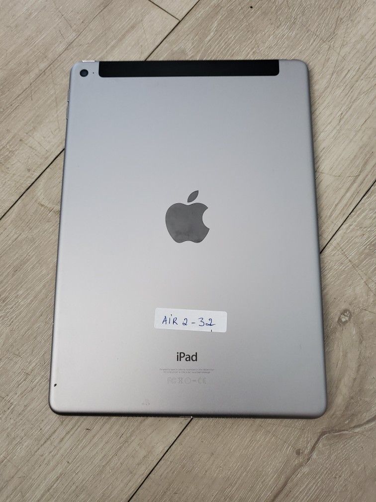 Unlocked Apple iPad Air 2 32GB Space Grey Wi-Fi Plus Cellular for Sale ...