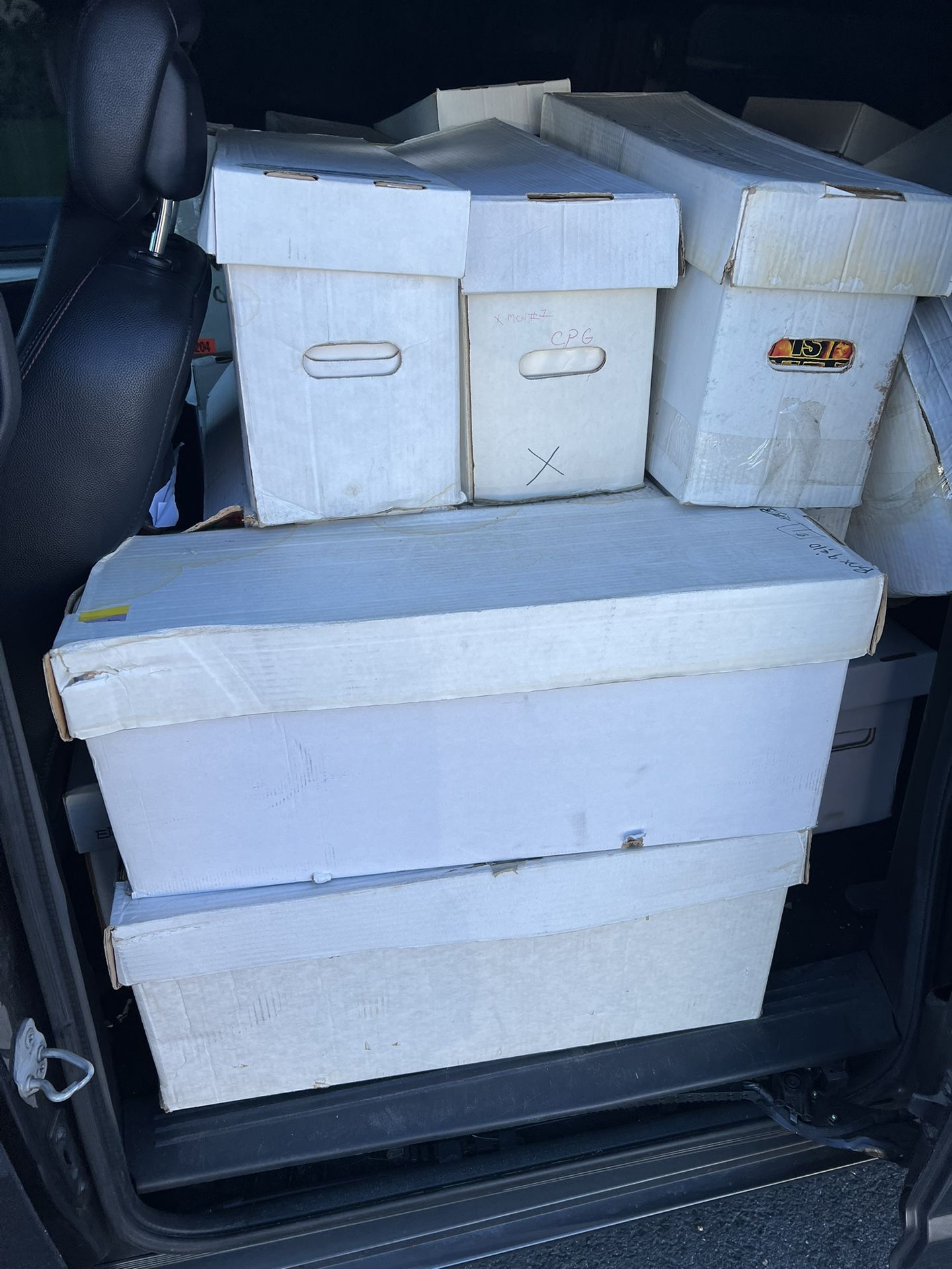 12 Long Boxes DC, MARVEL & MORE Vintage Comic “COST IS” Per Long Box ...