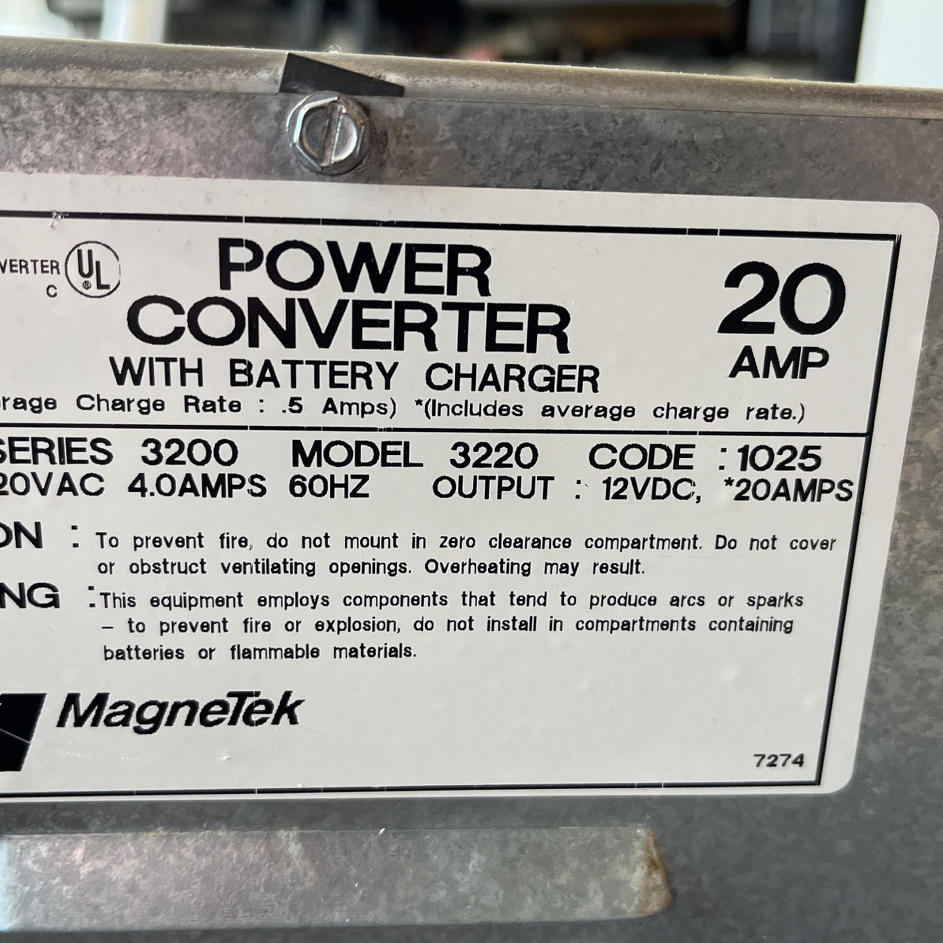 Magnetek Power Converter Model 3220 for Sale in Anaheim, CA - OfferUp