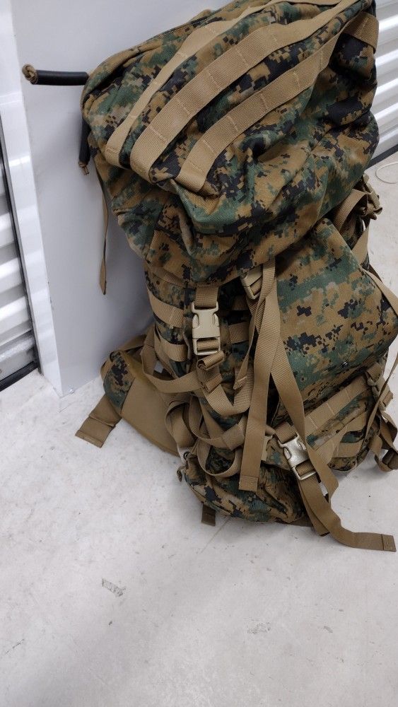 USMC Military Marine MARPAT ILBE Arc'teryx Propper USGI Rucksack for ...
