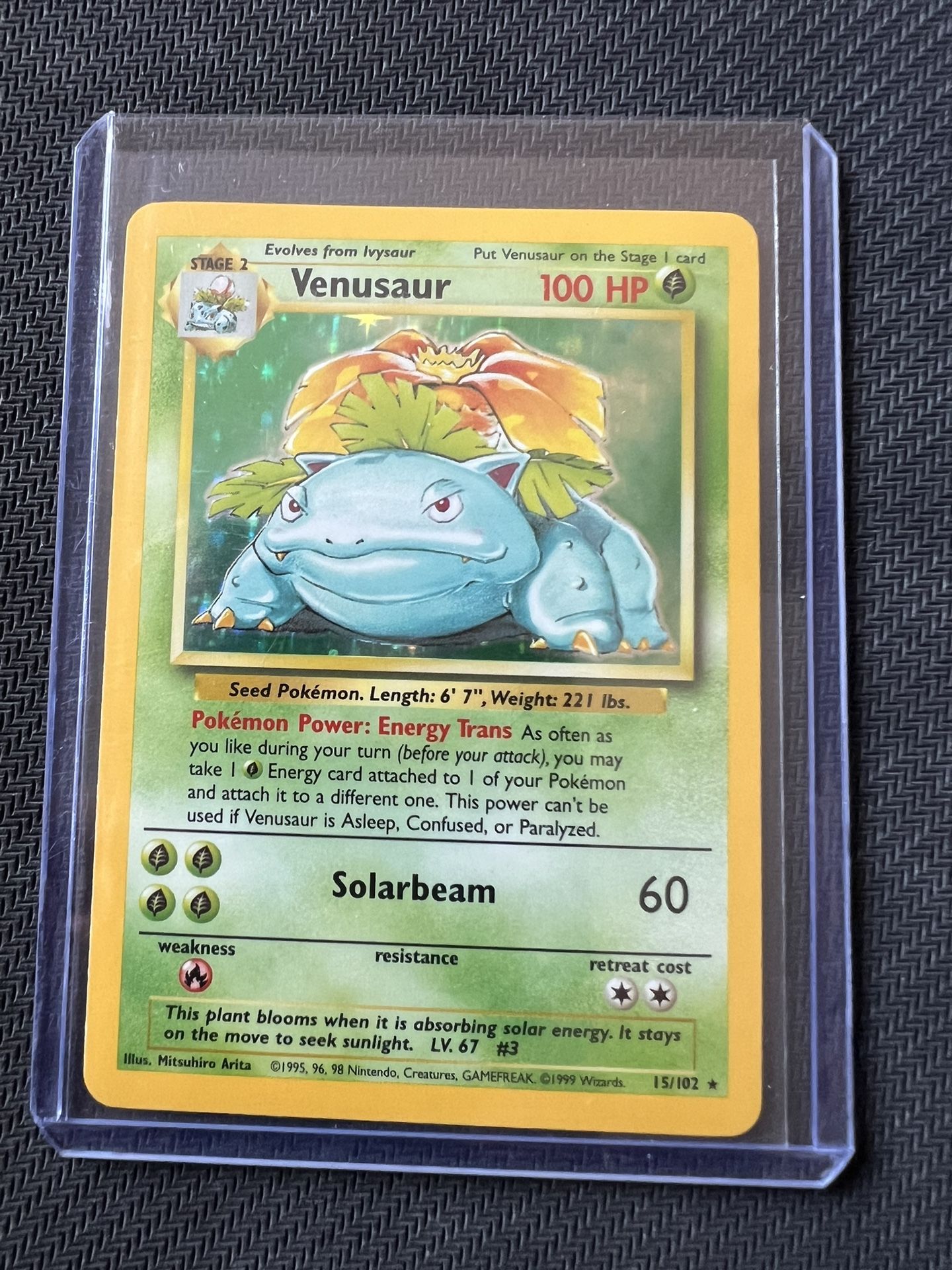 Pokemon Cards Base Set Venusaur for Sale in Santa Ana, CA - OfferUp