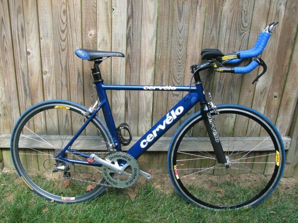 2003 Cervelo P2K Triathlon Bike, 56 cm w/DuraAce & Speedplay clip-on ...