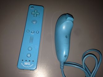 Blue Wii Console
