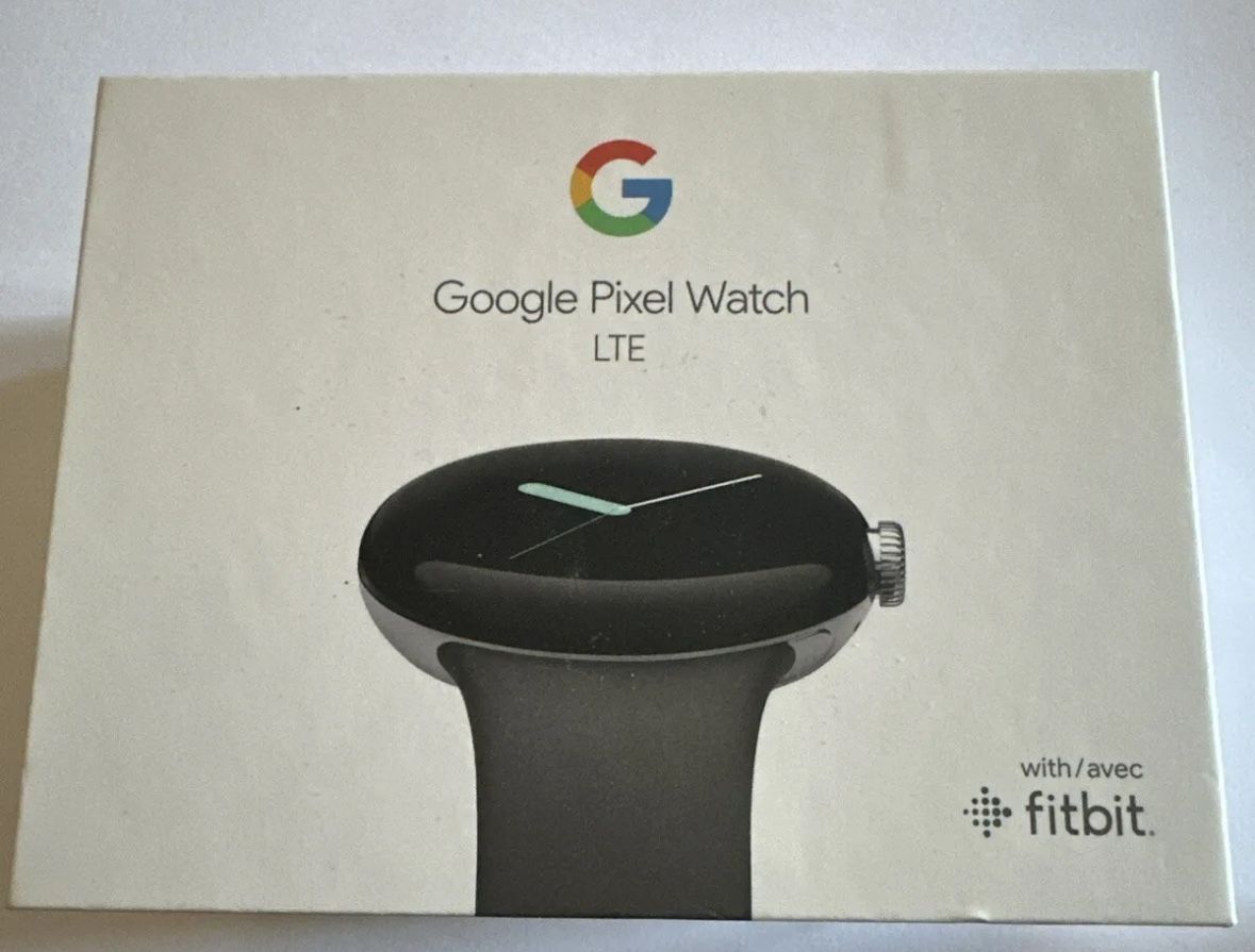 Google Pixel Watch 41mm LTE Polished Silver Stainless Steel Case with ...