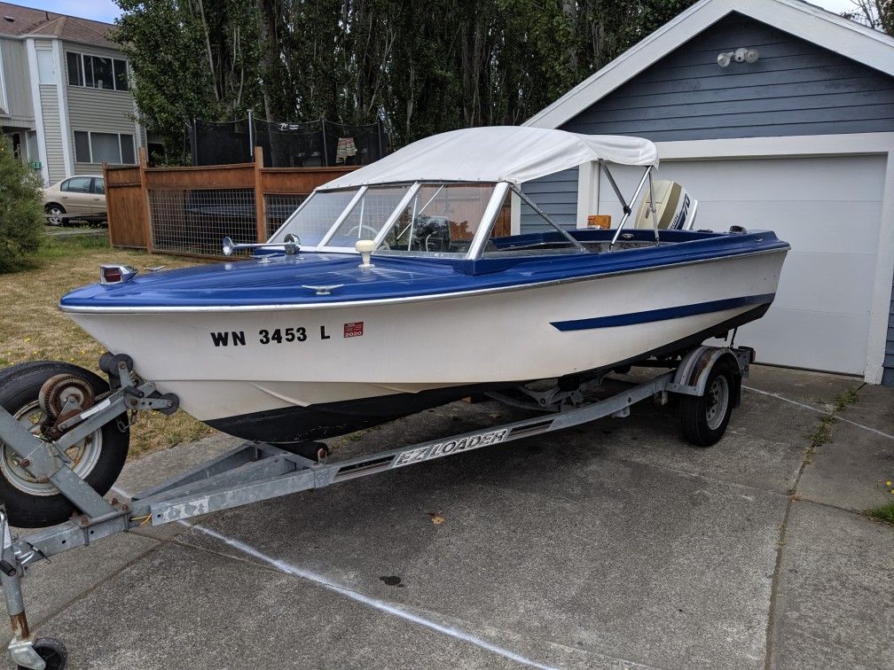 16' Fiberform outboard runabout for Sale in Bellingham, WA - OfferUp