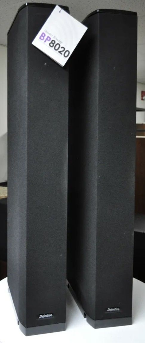 Definitive Technology BP-8020ST Bipolar Tower with Built-in Powered ...