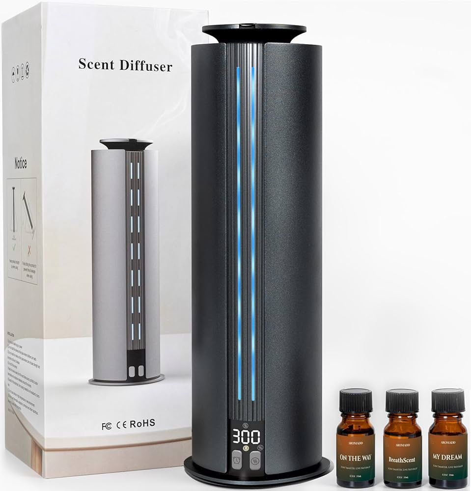 1800 Sq Ft Waterless Diffuser, 100ml Hotel Collection Diffuser Scent ...