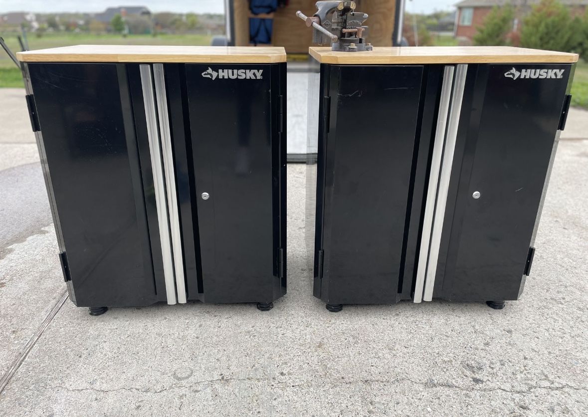 Set Of Husky Garage Base Cabinets for Sale in Lucas, TX - OfferUp