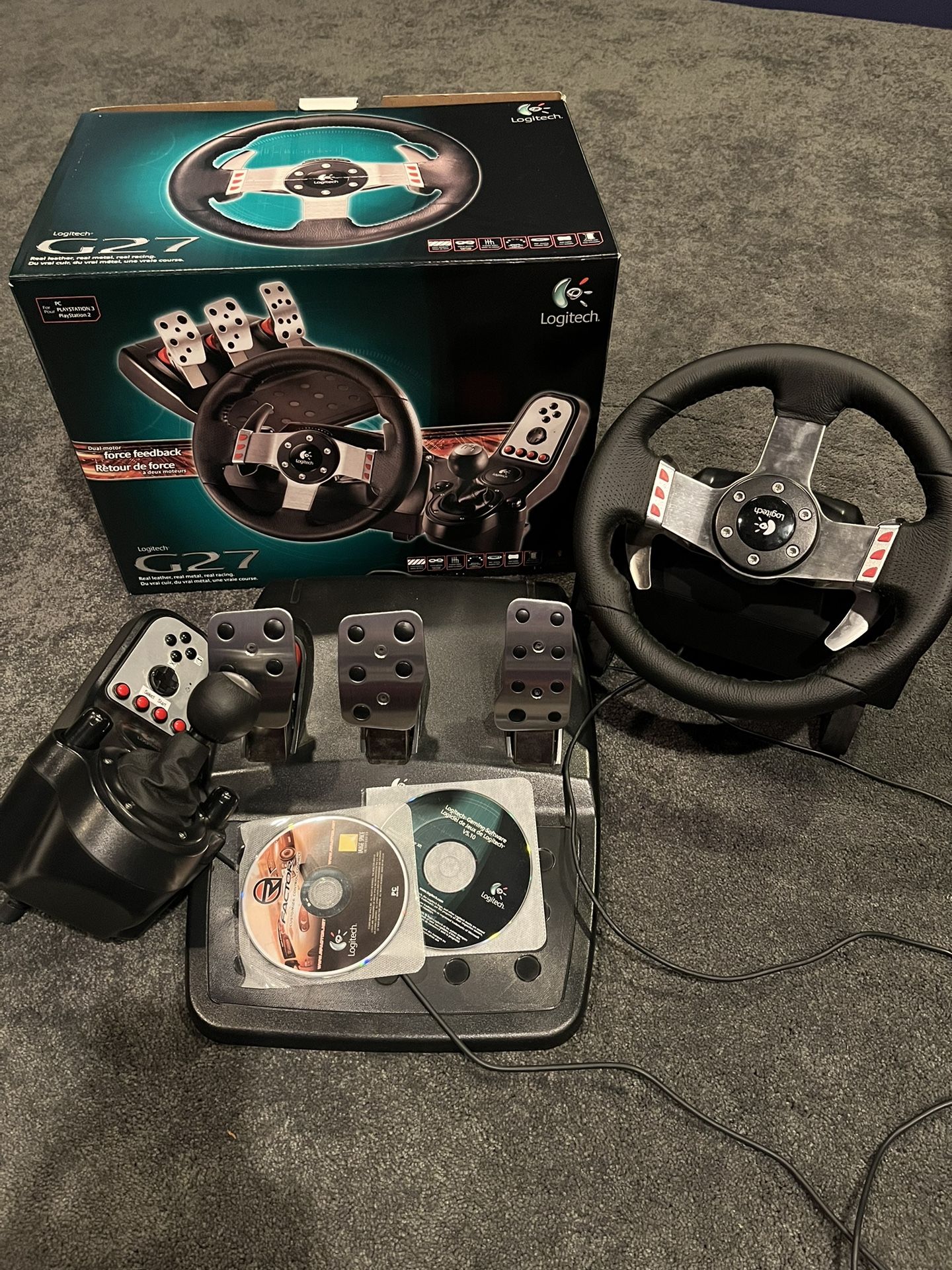 Logitech G27 Steering Wheel And Pedals for Sale in Mclean, VA - OfferUp