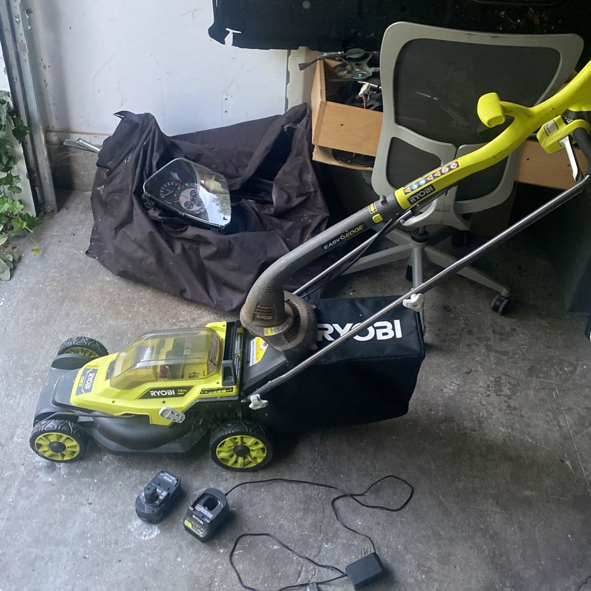 Ryobi Lawnmower And Weed Eater Combo for Sale in Tacoma, WA - OfferUp