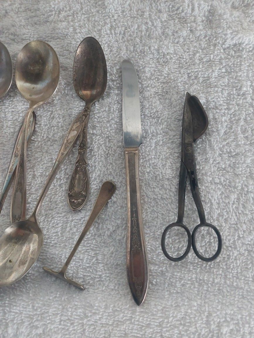 Antique Silver Plate Silver Ware ( 16 Pcs) for Sale in San Diego, CA ...