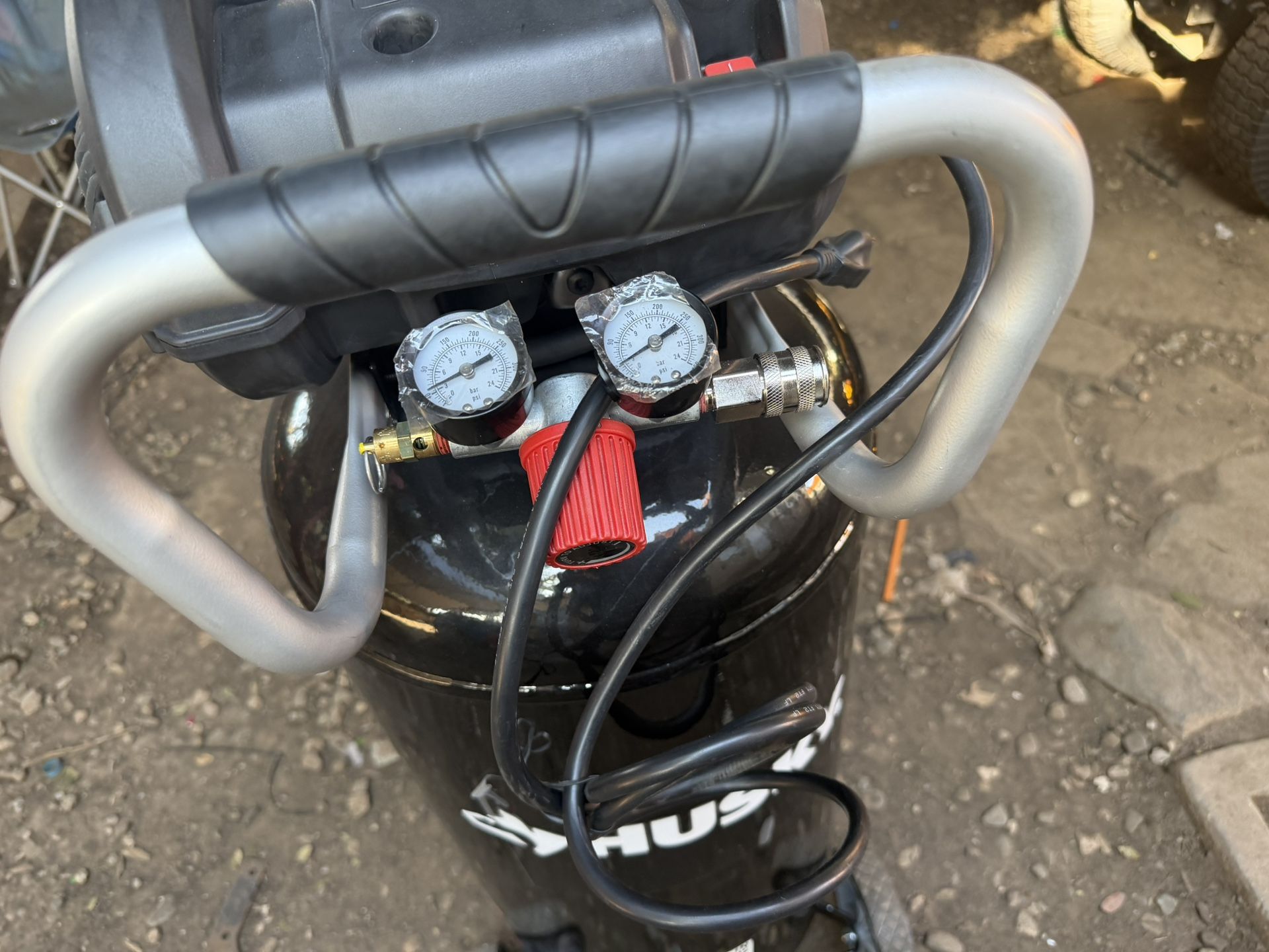 20 Gal. 200 PSI Oil Free Portable Vertical Electric Air Compressor by ...