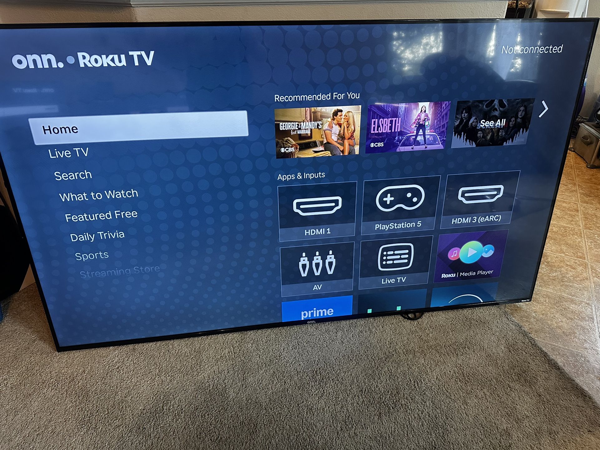 65’ Roku Tv for Sale in Spring, TX - OfferUp
