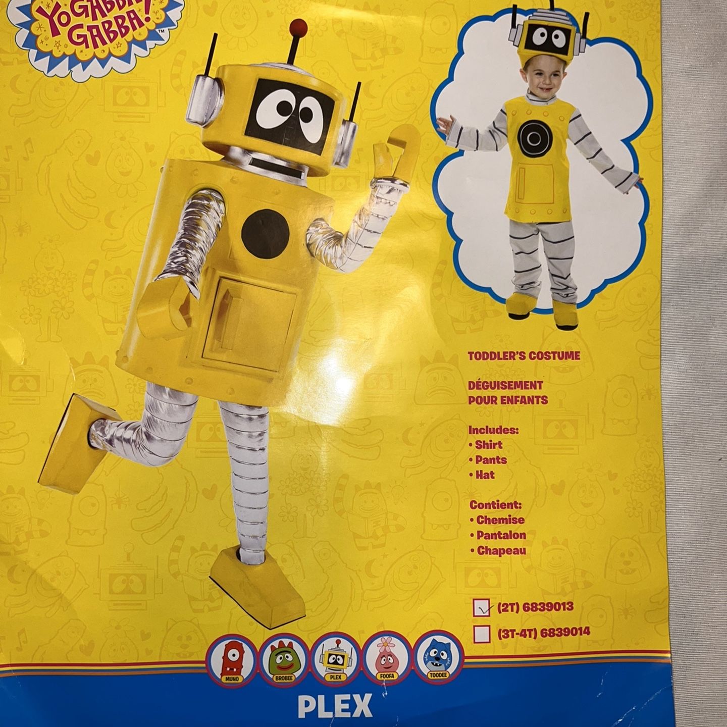 Yo Gabba Gabba Plex Costume