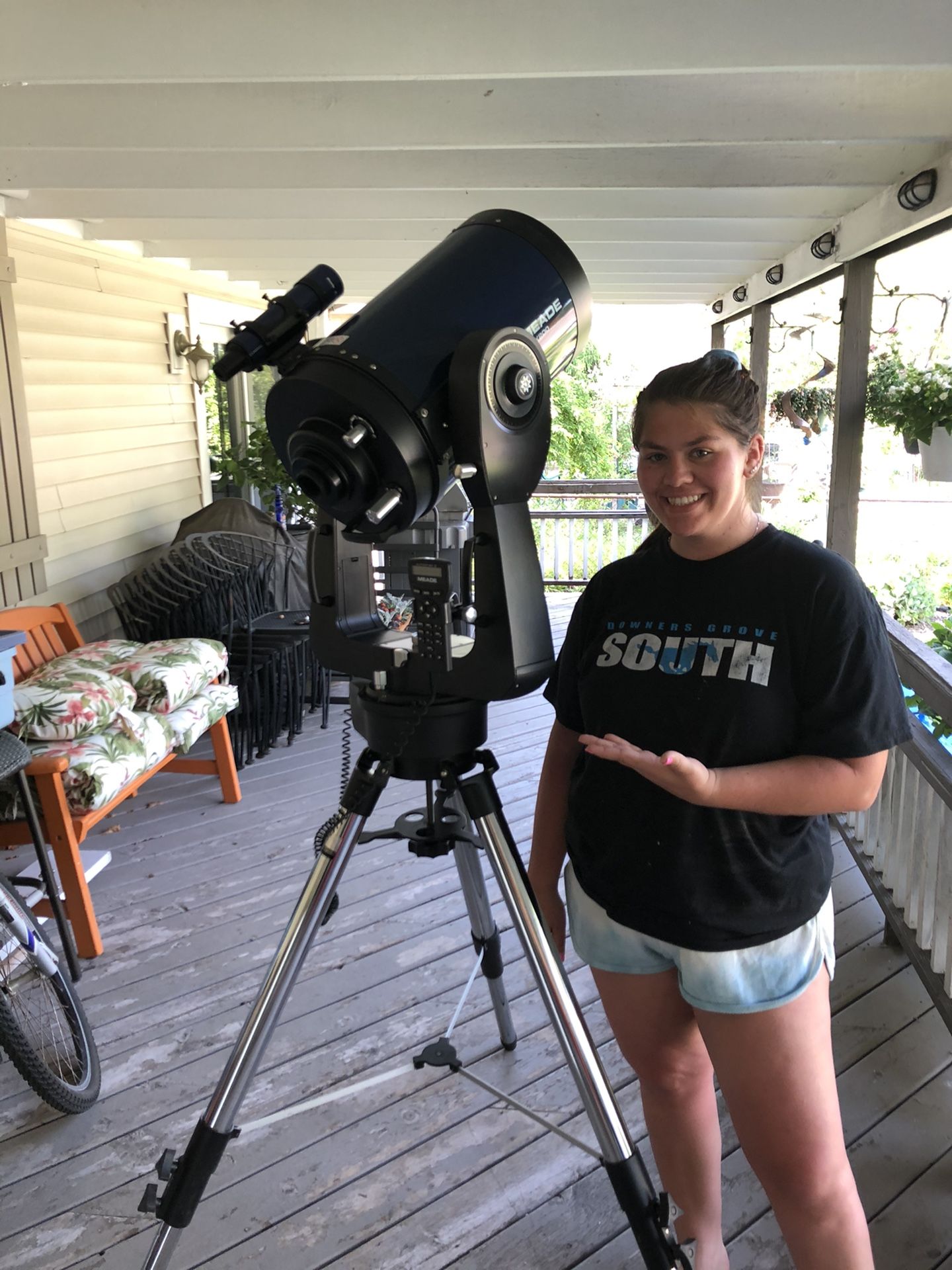 Meade LX200 10” gps Schmitt cassegrain telescope for Sale in Downers ...