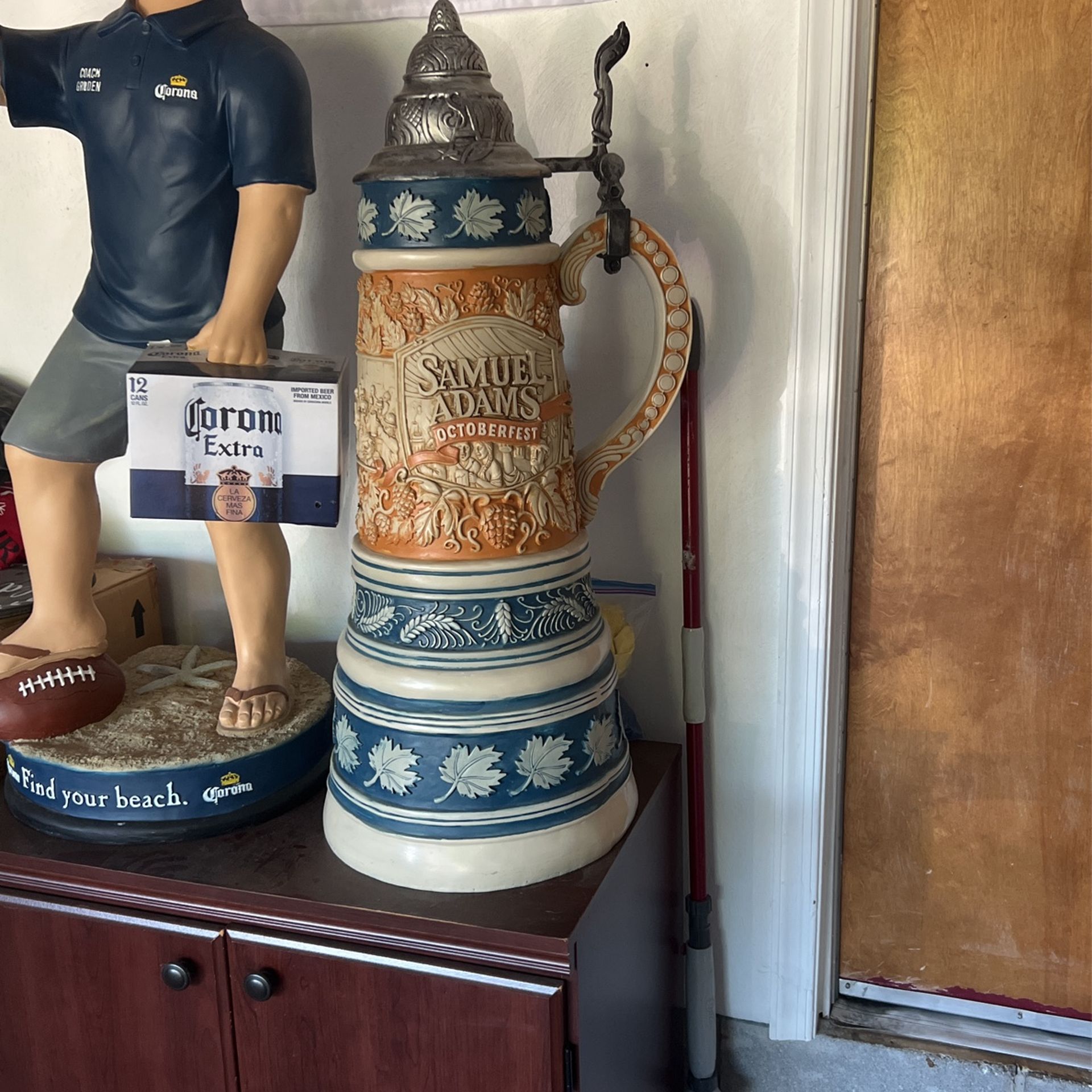 3 Foot Sam Adams Oktoberfest Beer Stein for Sale in Chesapeake, VA ...