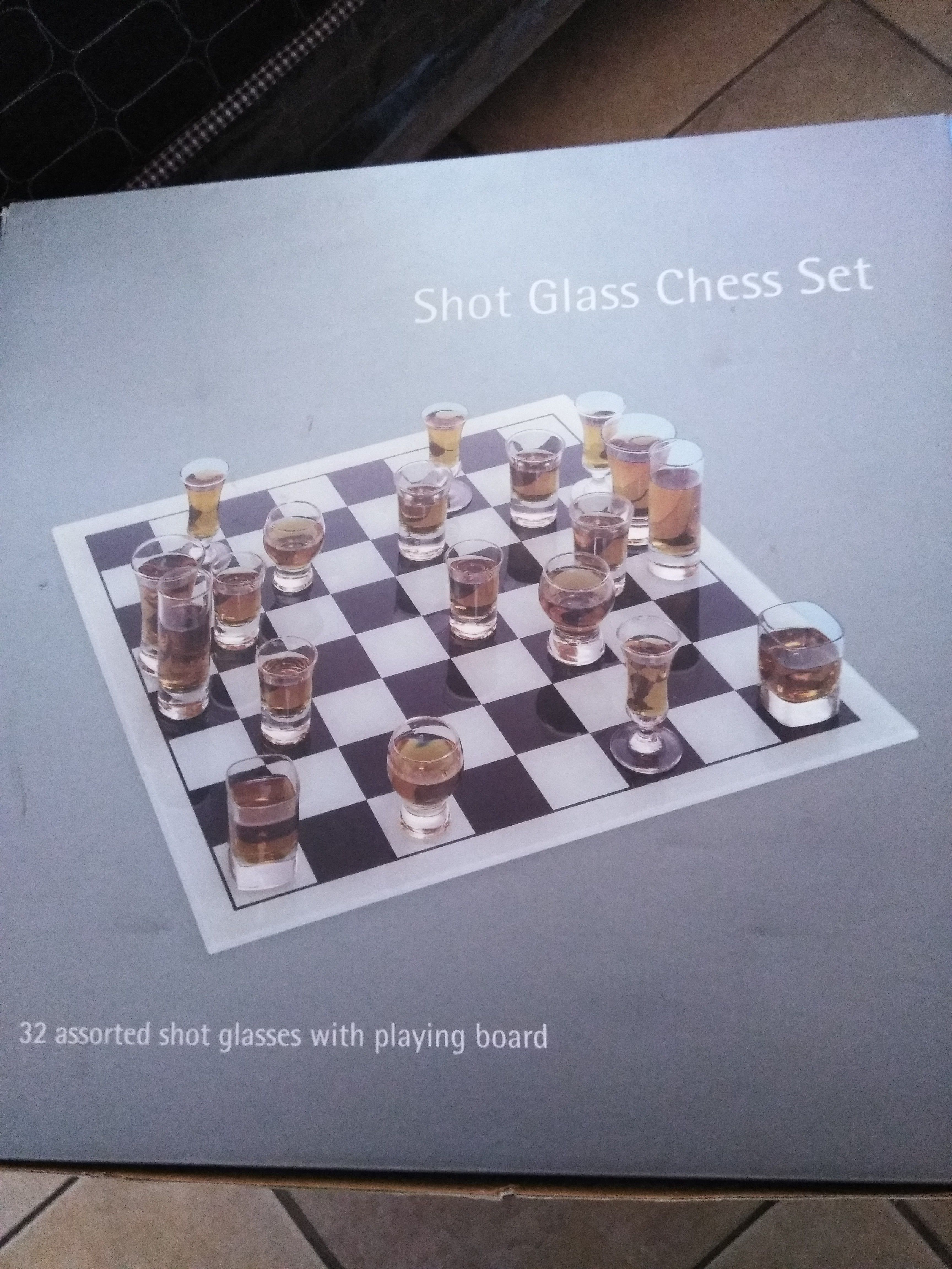 Shot Glass Chess Set