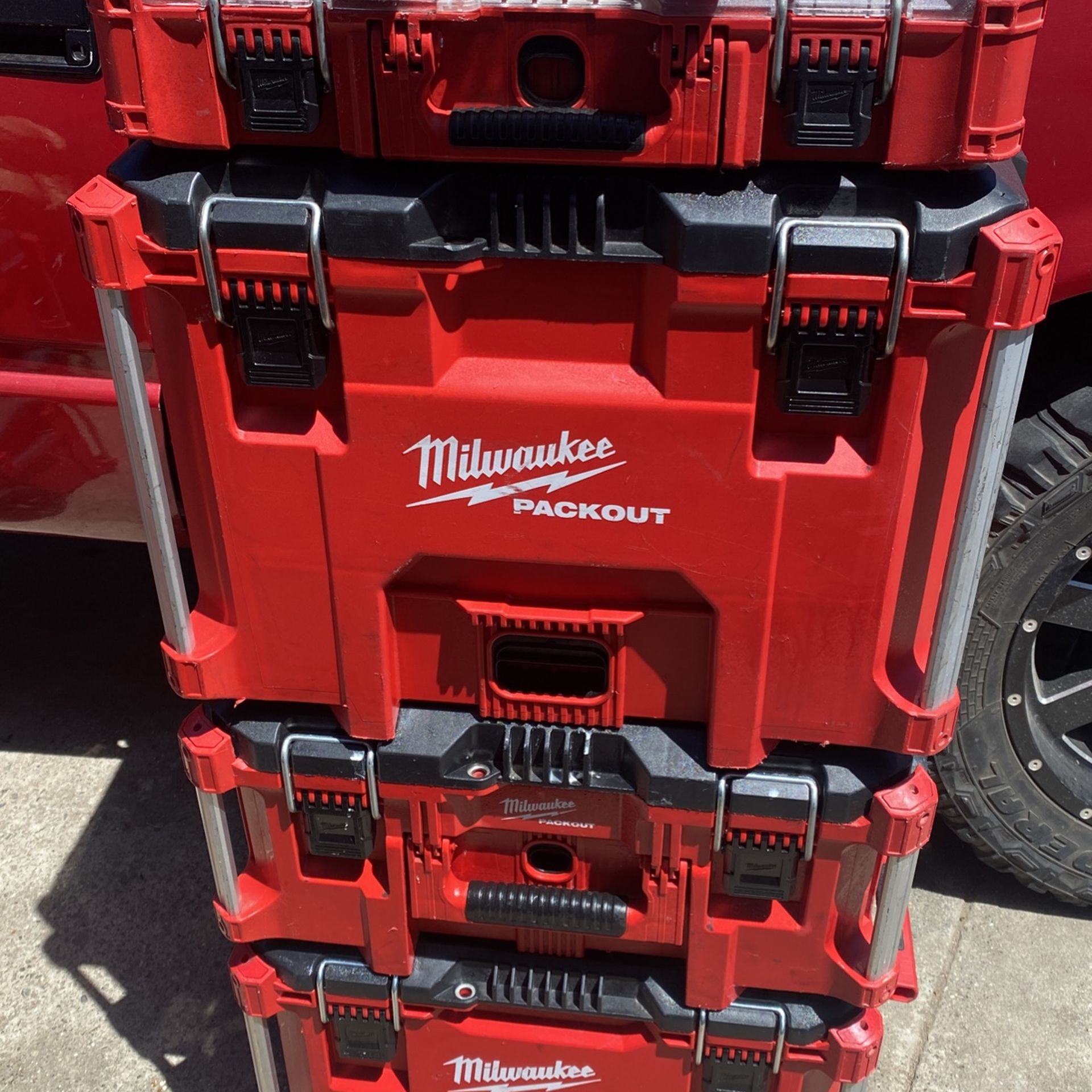Milwaukee Packout Boxes 5 PCs for Sale in Hawthorne, CA - OfferUp