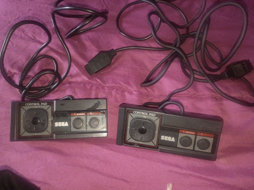 To Original Sega Controllers Great Shape for Sale in Manvel, TX - OfferUp