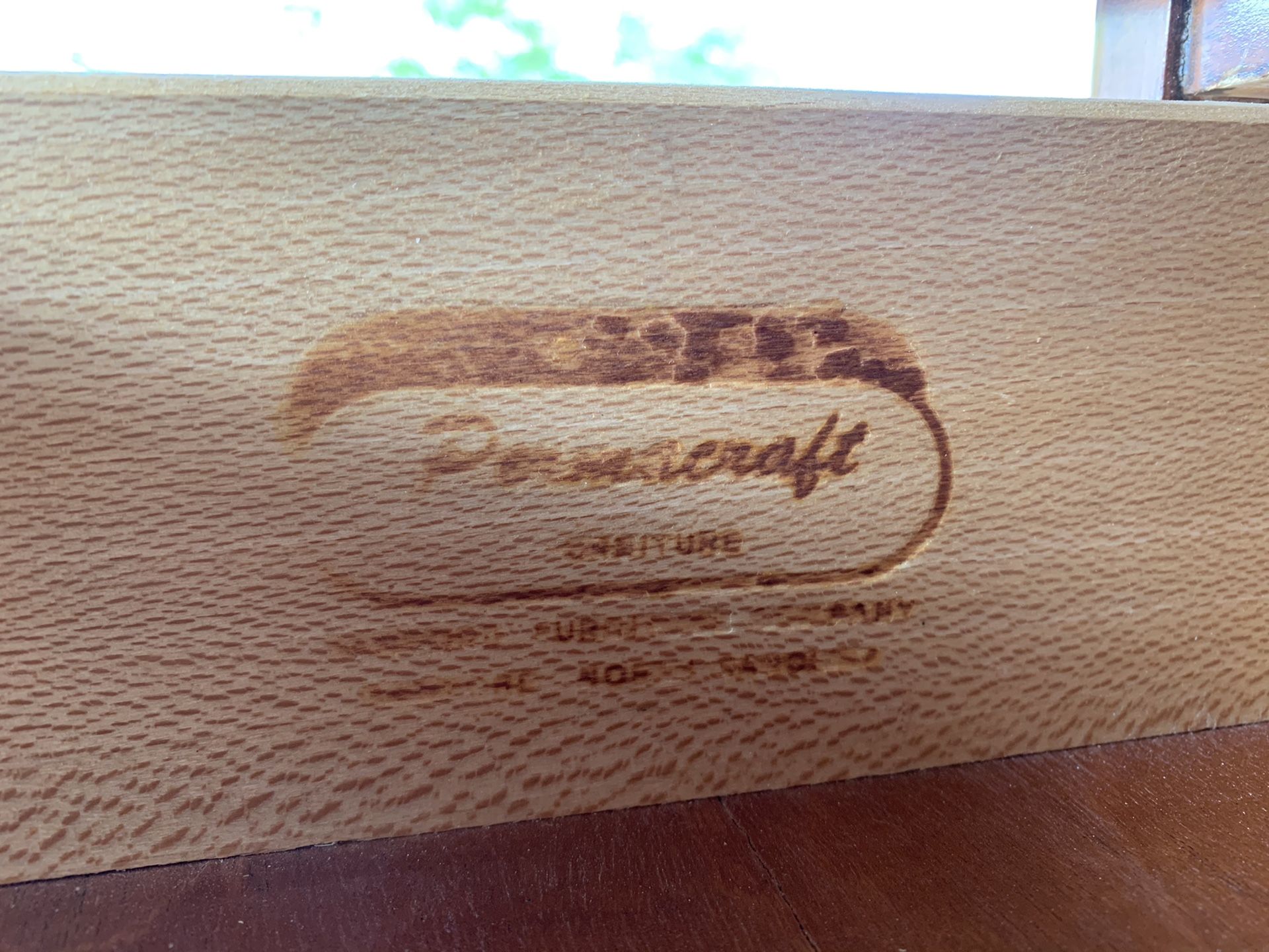 Permacraft French provincial cherry wood bedroom set dresser chest of ...