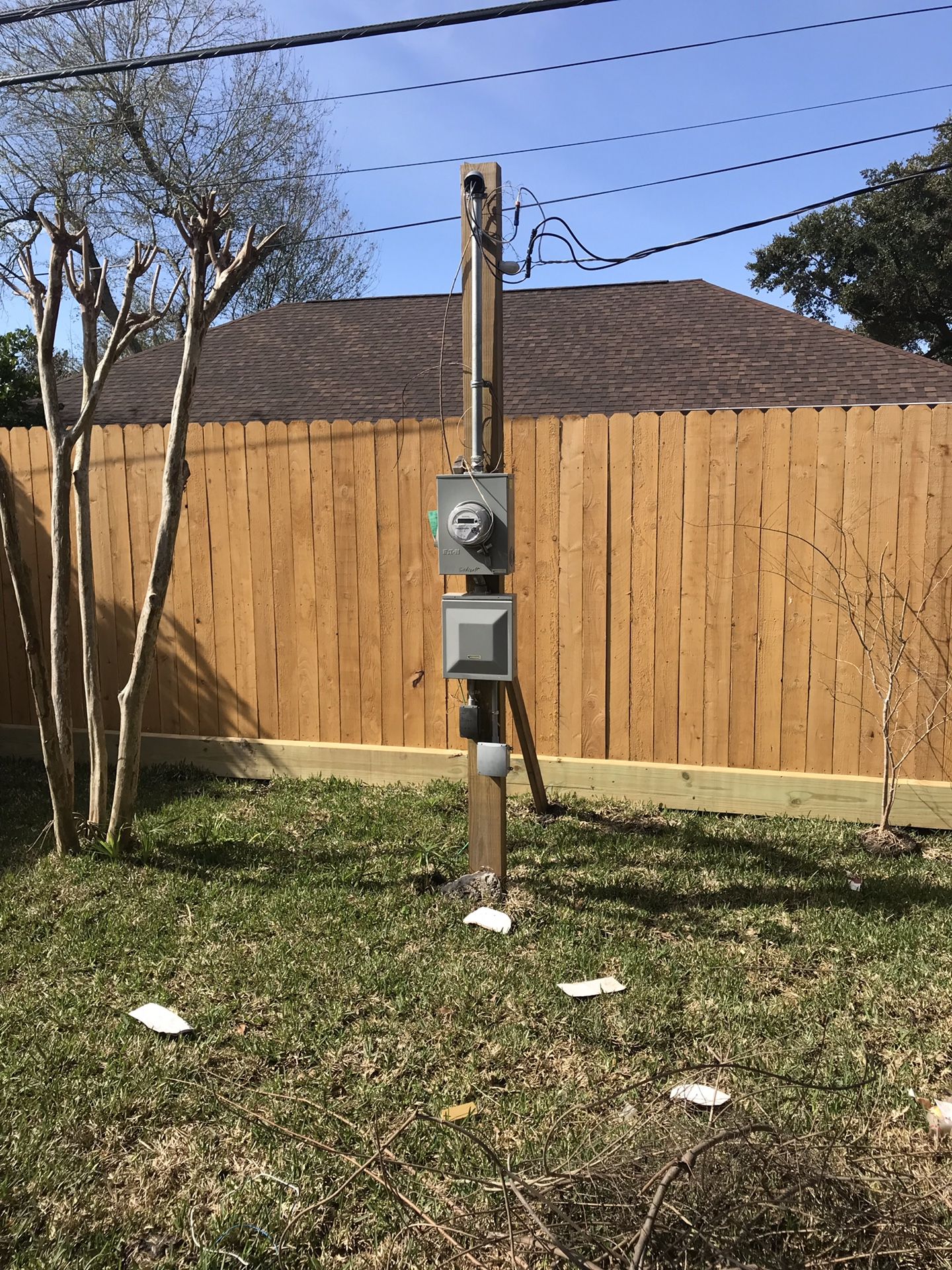 Temporary power pole permits and Inpeccion inbox for details for Sale ...