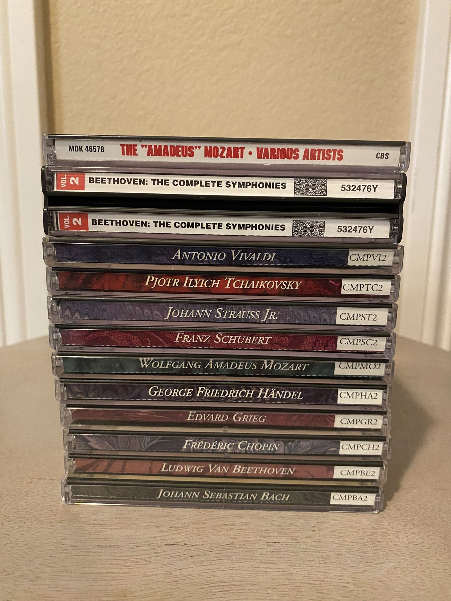Bundle Of 12 Classical Music CDs, Orchestra, Symphony, Composers ...