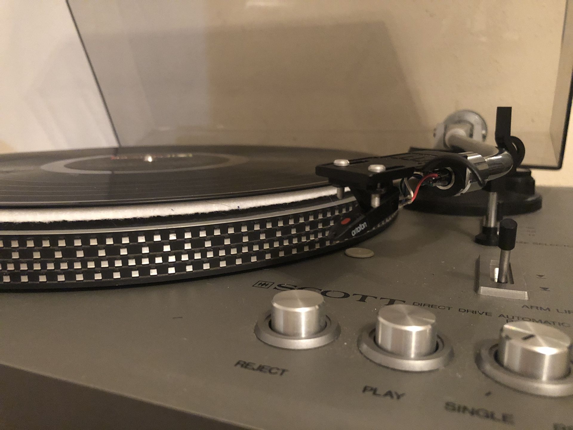 Vintage Scott PS-87 turntable / record player with pre amp, amplifier ...