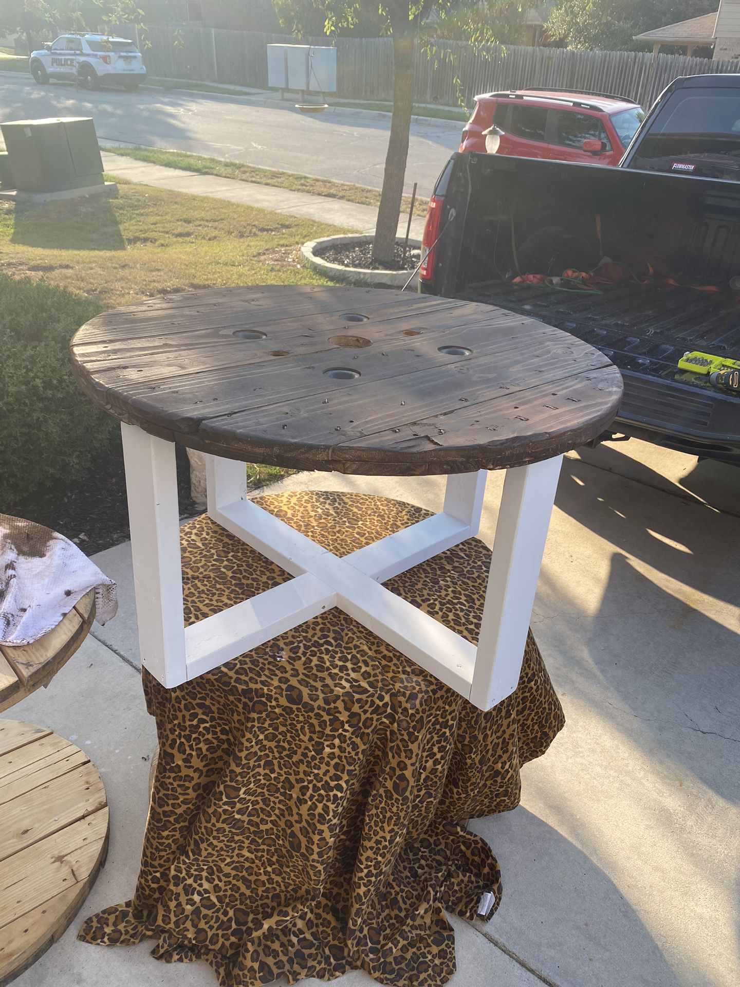 Wooden Spool Table for Sale in Schertz, TX - OfferUp