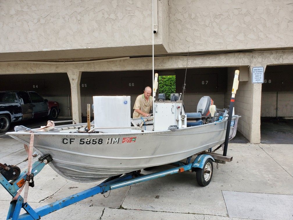 15ft Westcoaster Welded Aluminum fishing boat for Sale in Tustin, CA ...