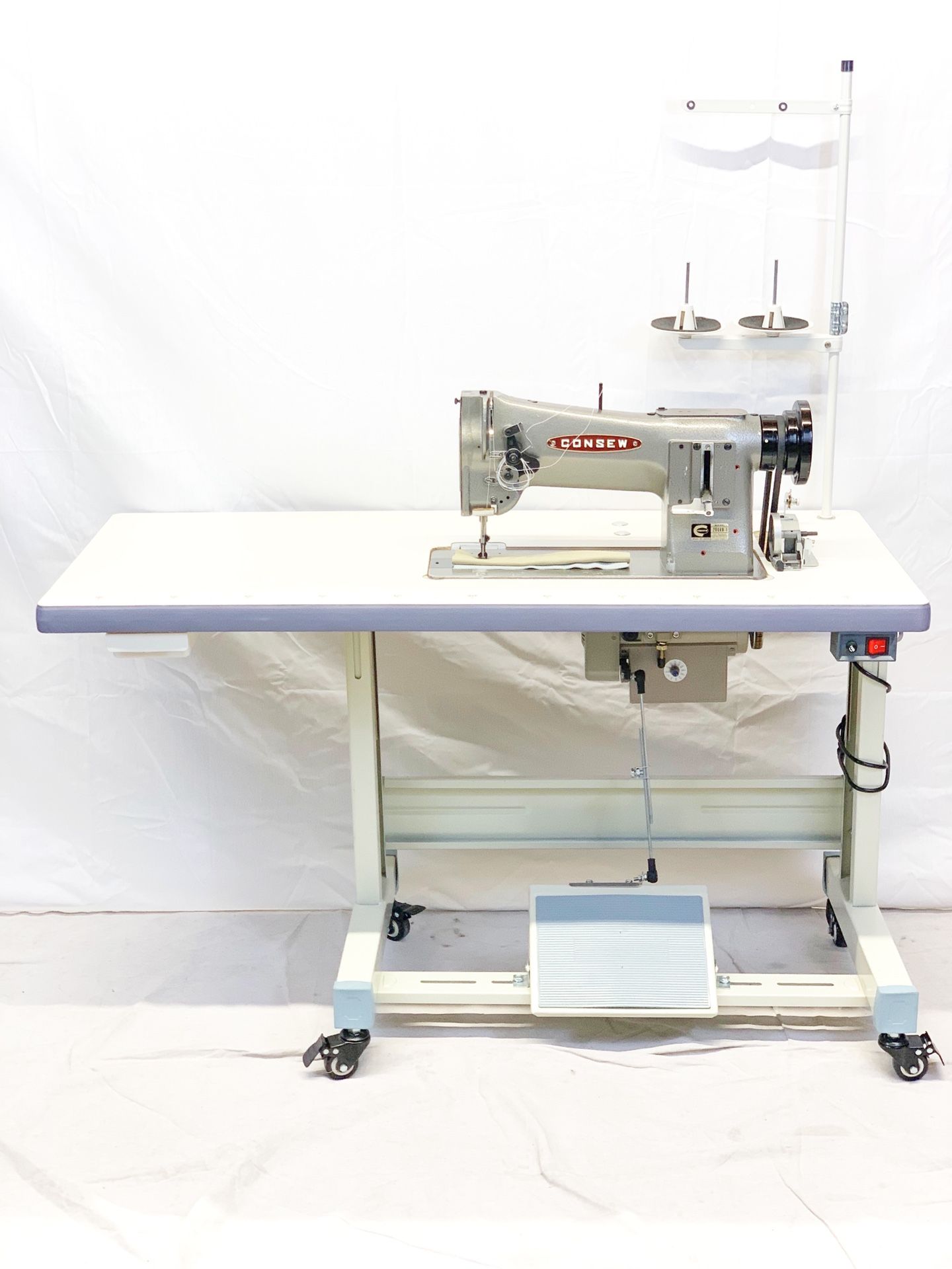 Consew 206RB-1 Single Needle Industrial Walking Foot Sewing Machine #2 ...