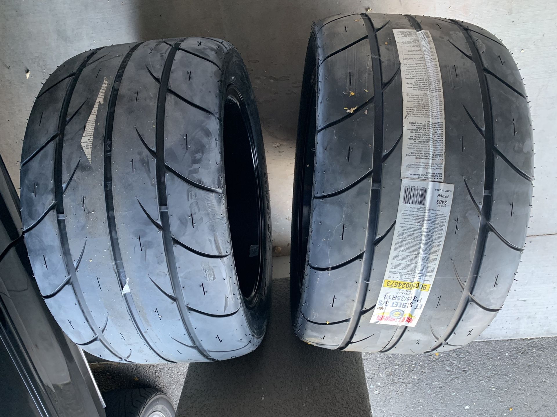 2 345/35/18 and 2 285/40/18 Mickey Thompson tires and wheels. for Sale ...