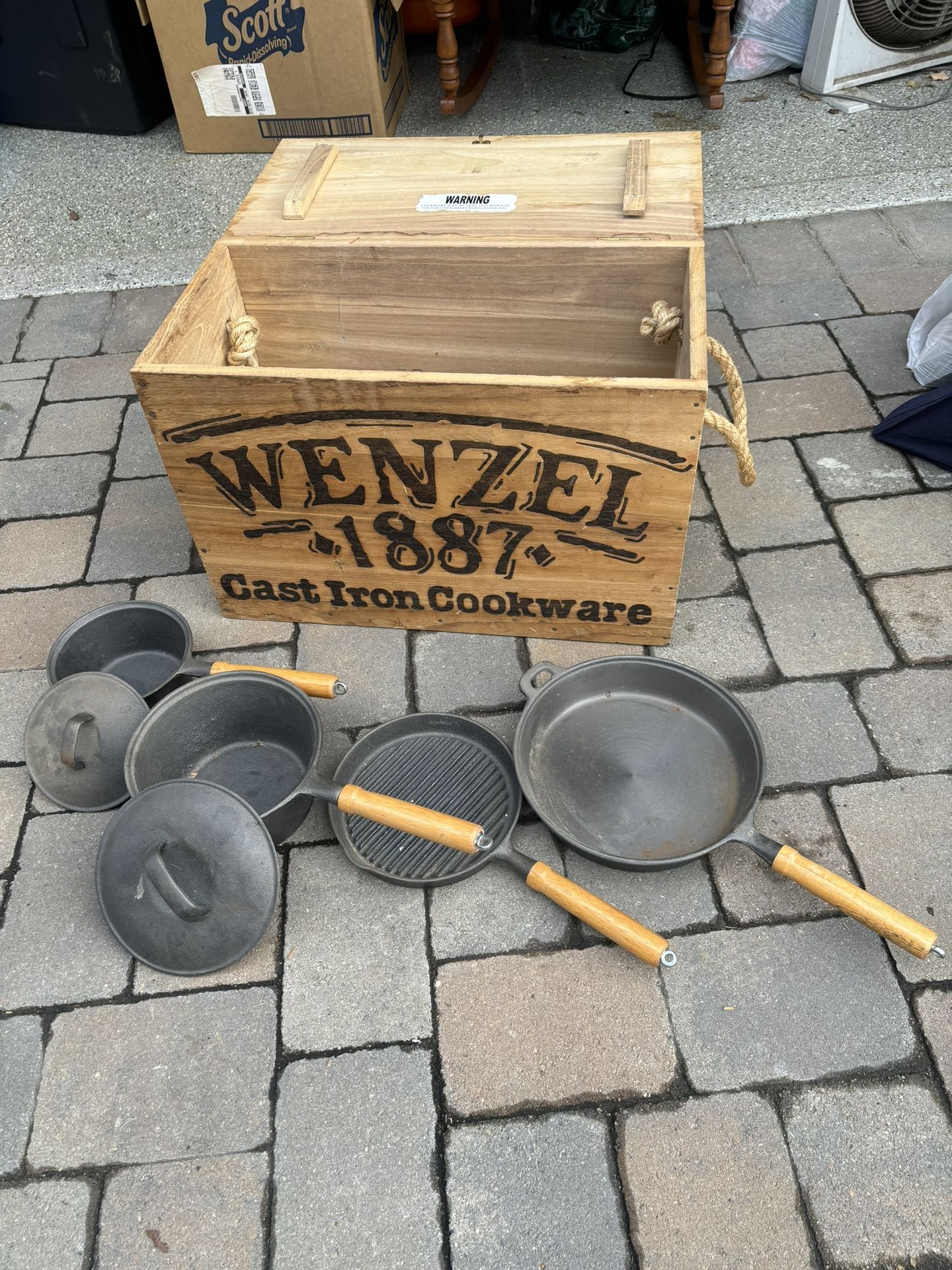 Wenzel 1887 Cast Iron Cookware for Sale in Santa Ana, CA - OfferUp