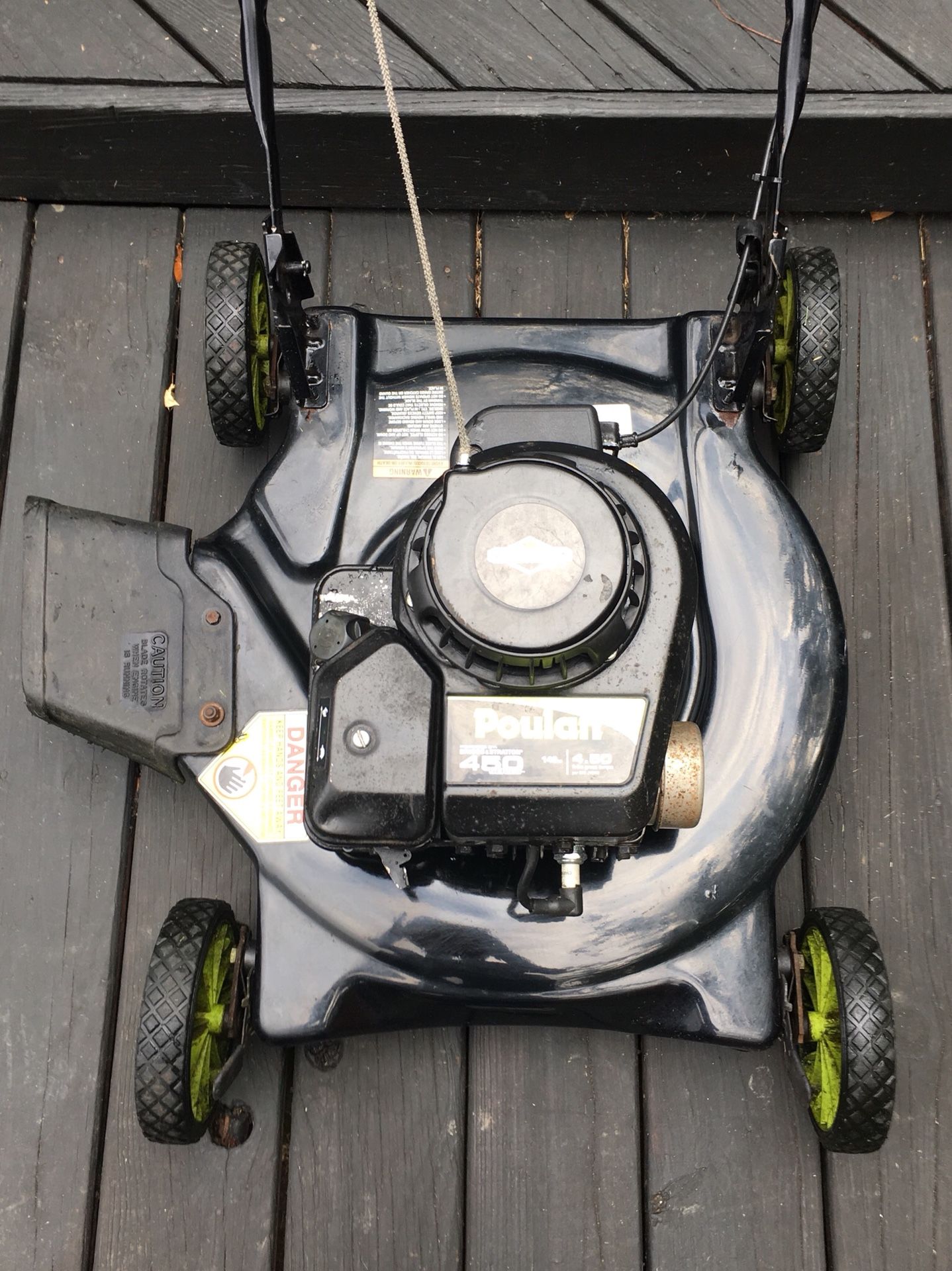 Fppm35 petrol lawnmower store