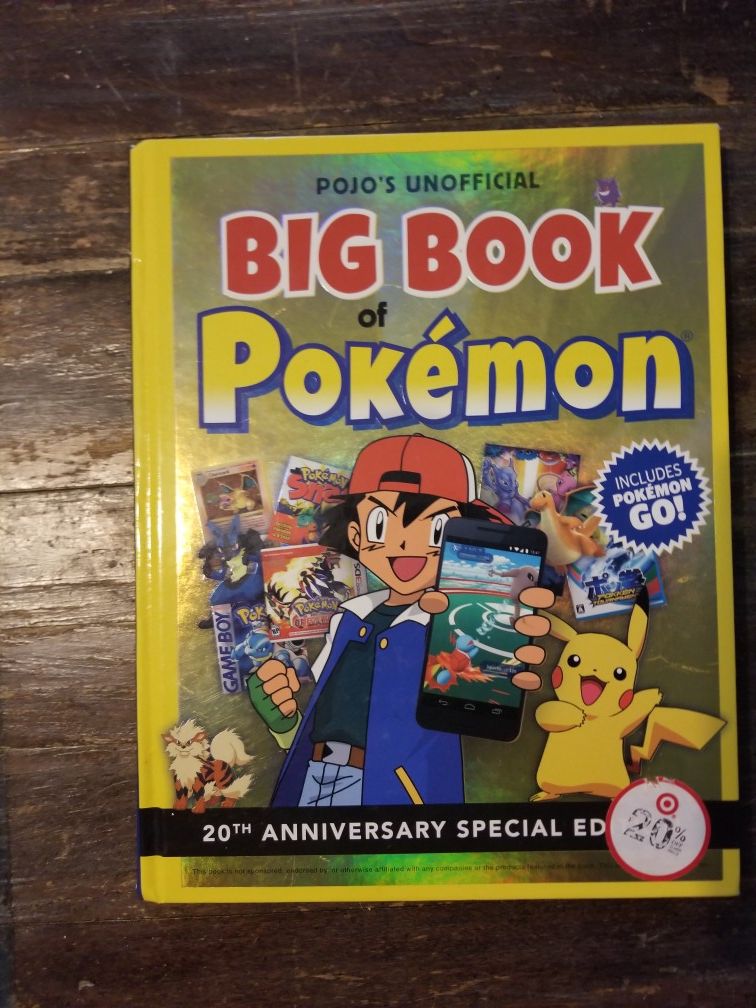Pojo's Unofficial Big Book of Pokemon for Sale in Houston, TX - OfferUp