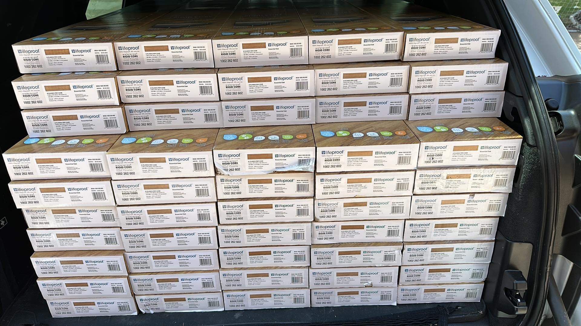 Lifeproof Essential Oak 6 MIL x 7.1 in. W x 48 in. L Click Lock ...