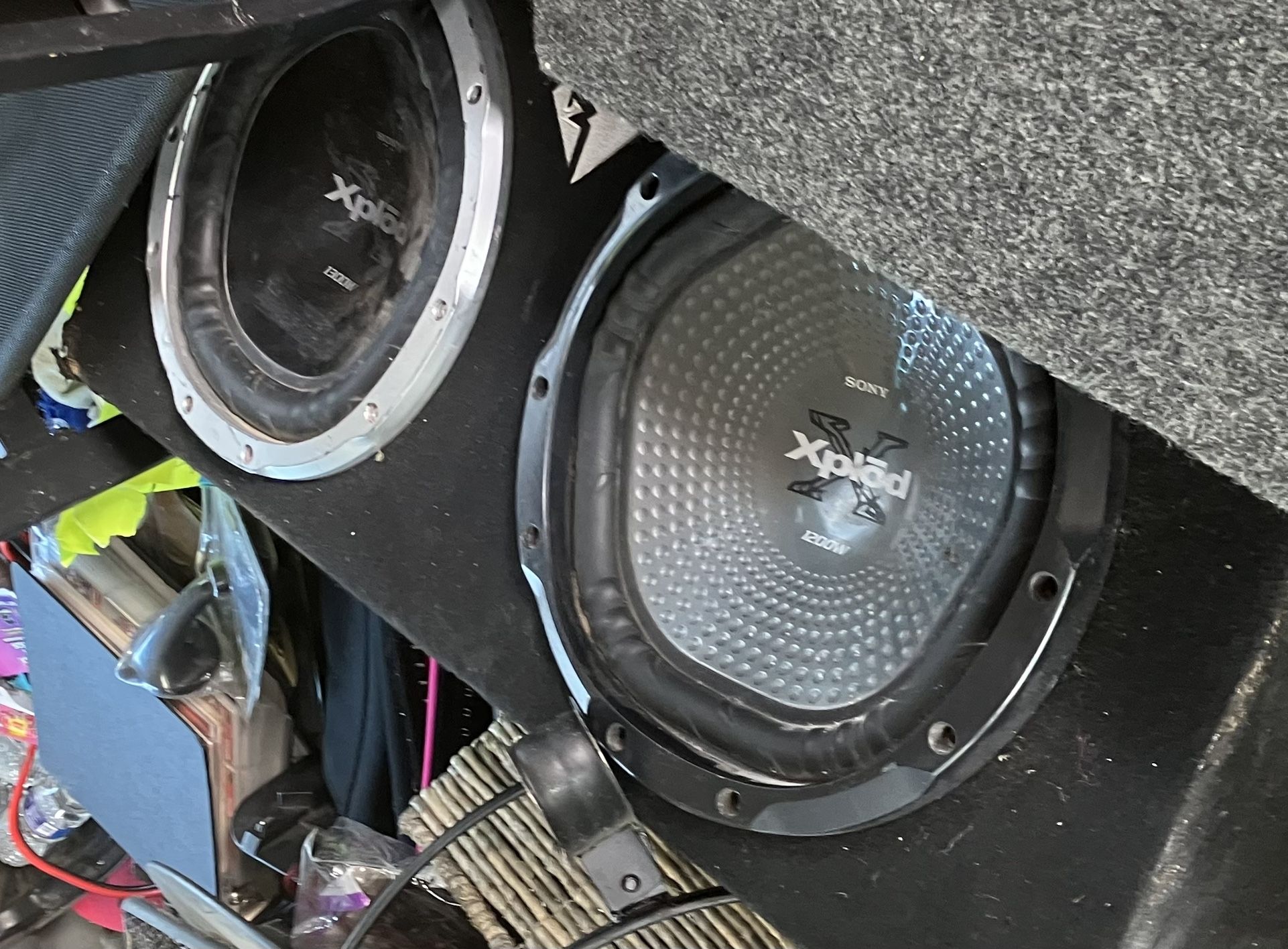 2 12”s Sony Xplodes 1200 And 1300 Subs for Sale in San Antonio, TX ...