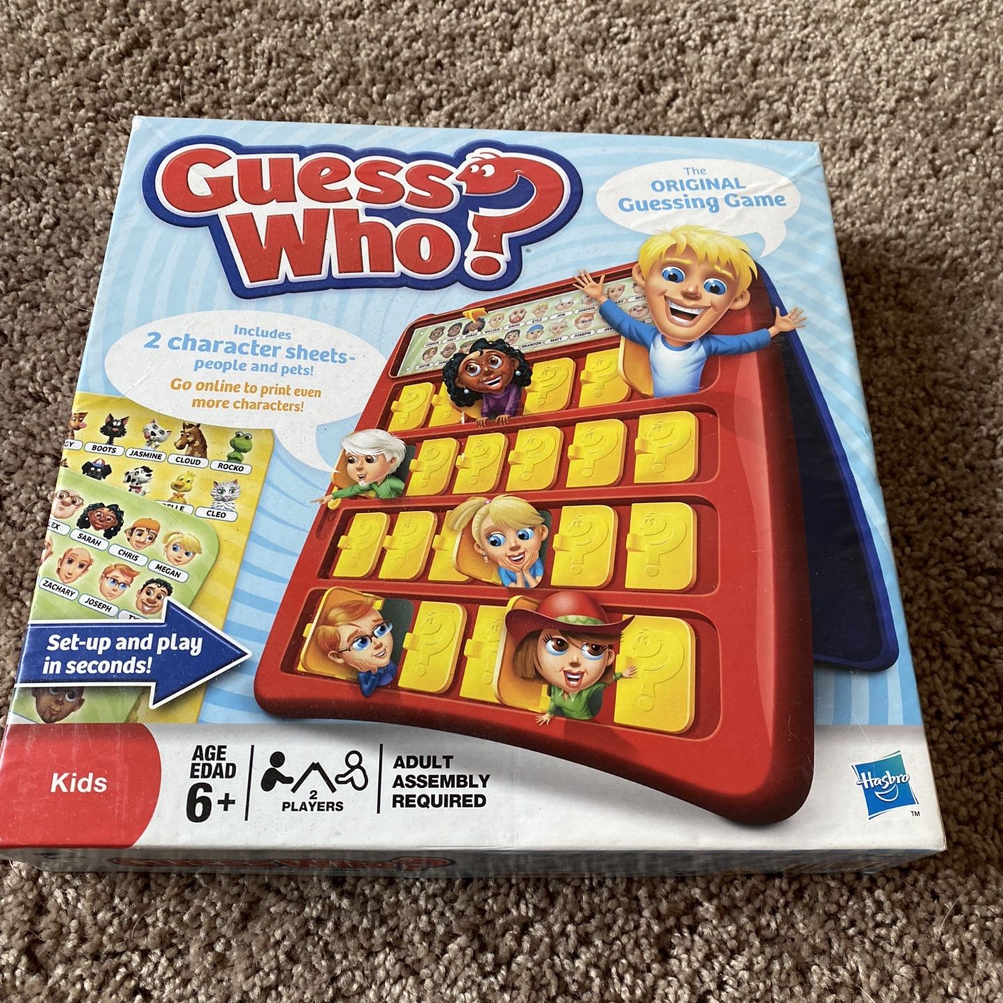 Original Guess Who Characters