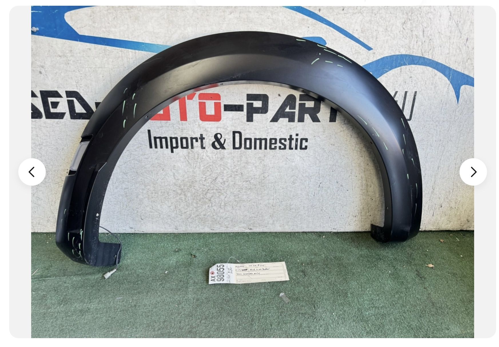 2021 - 2022 - 2023 FORD F150 F-150 RAPTOR REAR RIGHT WHEEL FLARE ...