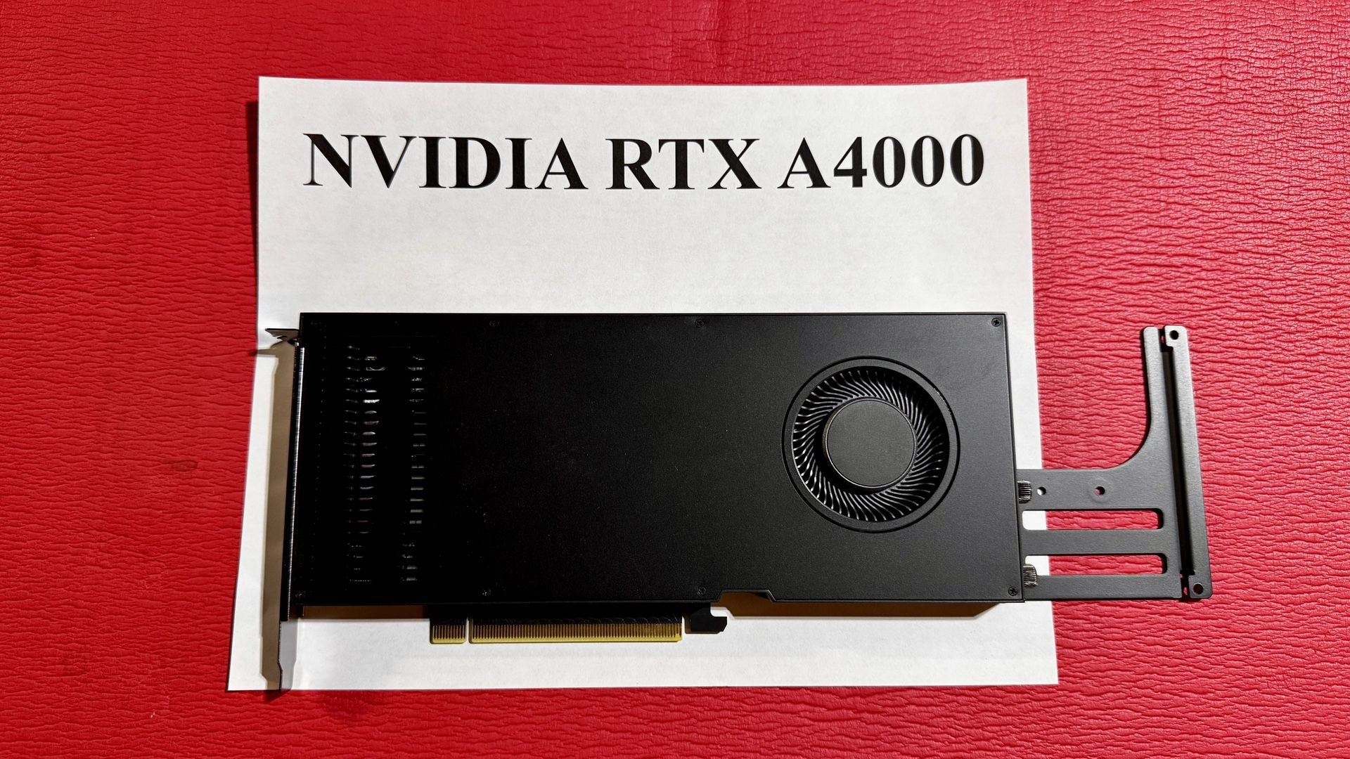 Nvidia RTX A4000 16GB GDDR6 GPU, Excellent Condition, Works Great for ...