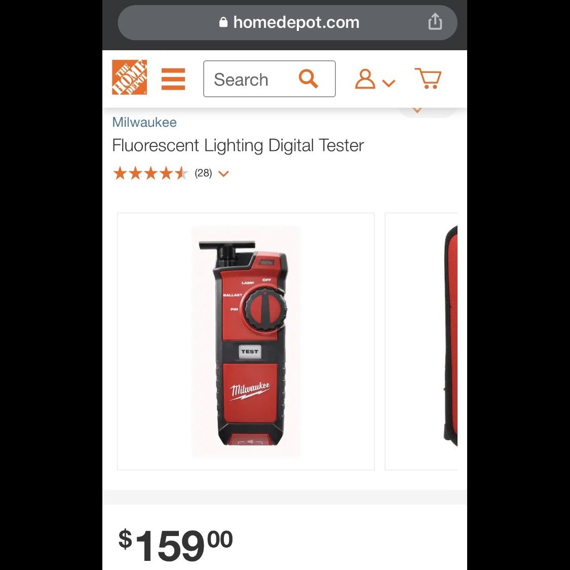 Milwaukee fluorescent lighting digital tester for Sale in Pembroke ...