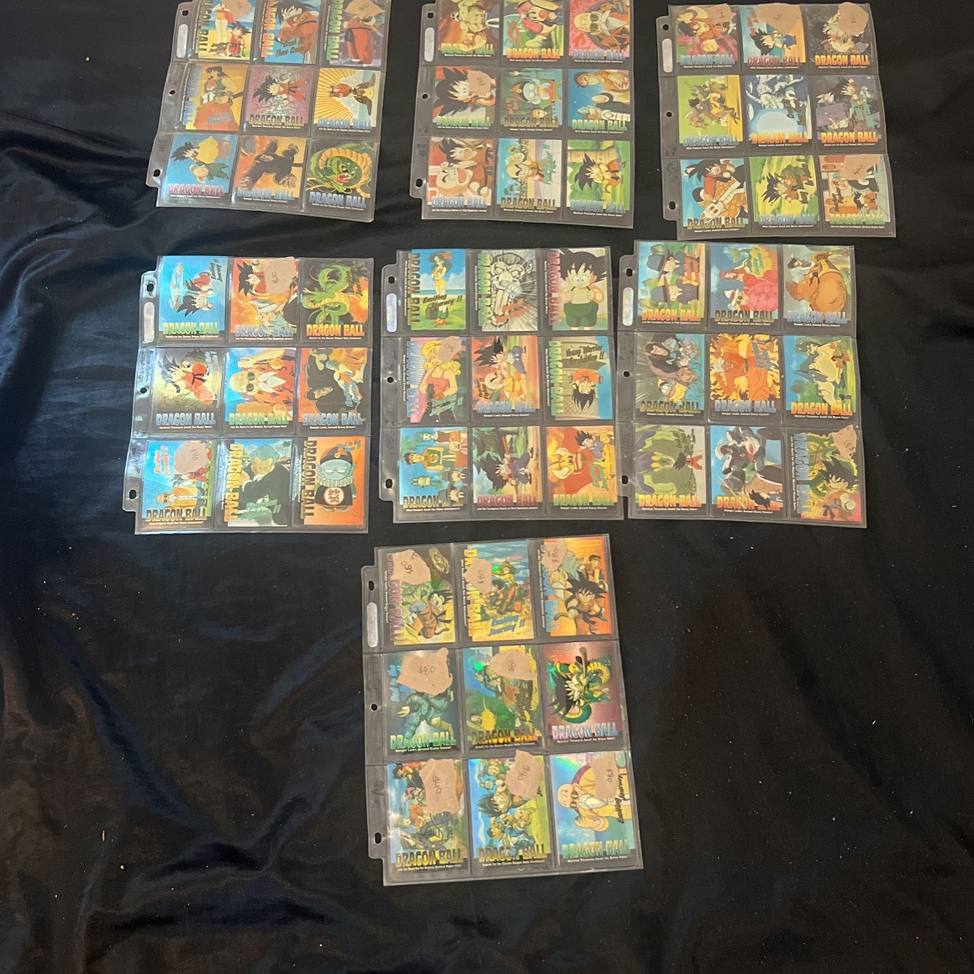 “RARE OFFICIAL “63 FULL CARD SET” 1995 BIRD STUDIOS DRAGON BALL Z GOKU ...