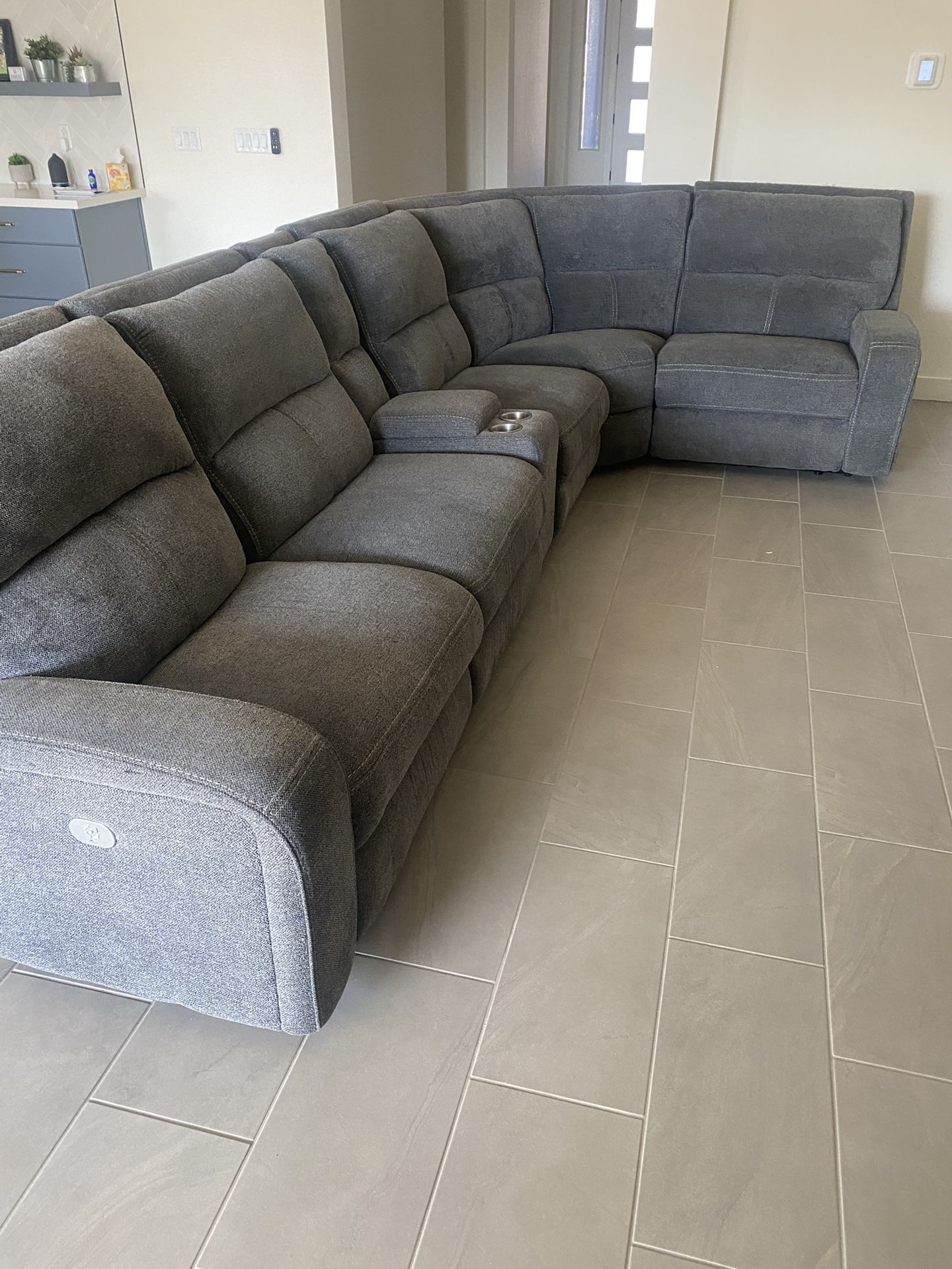 Modular reclining couch with USB charging ports for Sale in Phoenix, AZ ...