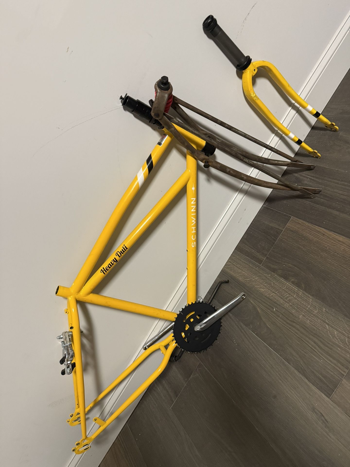 2001 Schwinn Heavy Duti Frame And Fork Klunker Build Bike Bicycle 26 ...