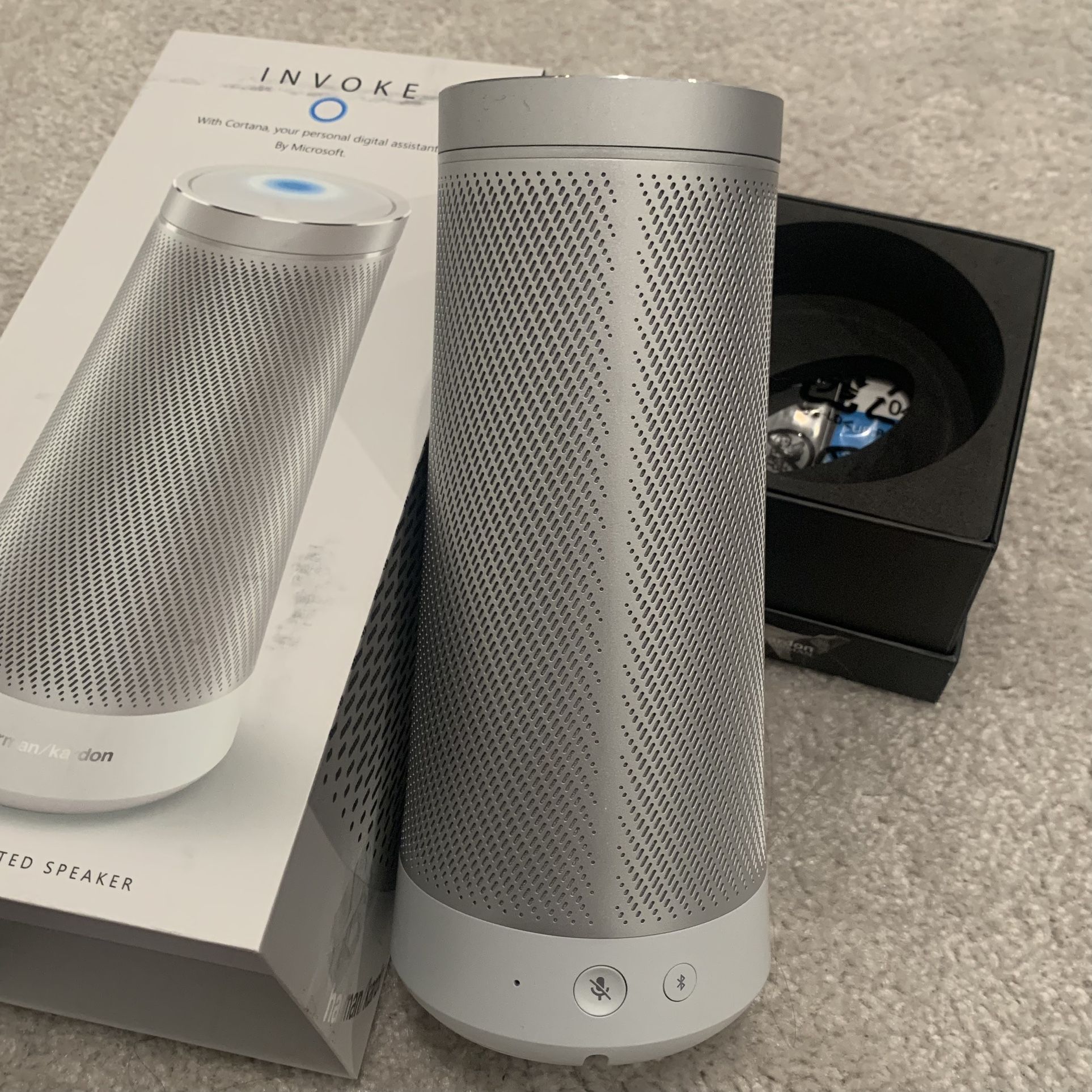 Harman Kardon INVOKE Voice Activated Wireless Home Speaker Cortana ...