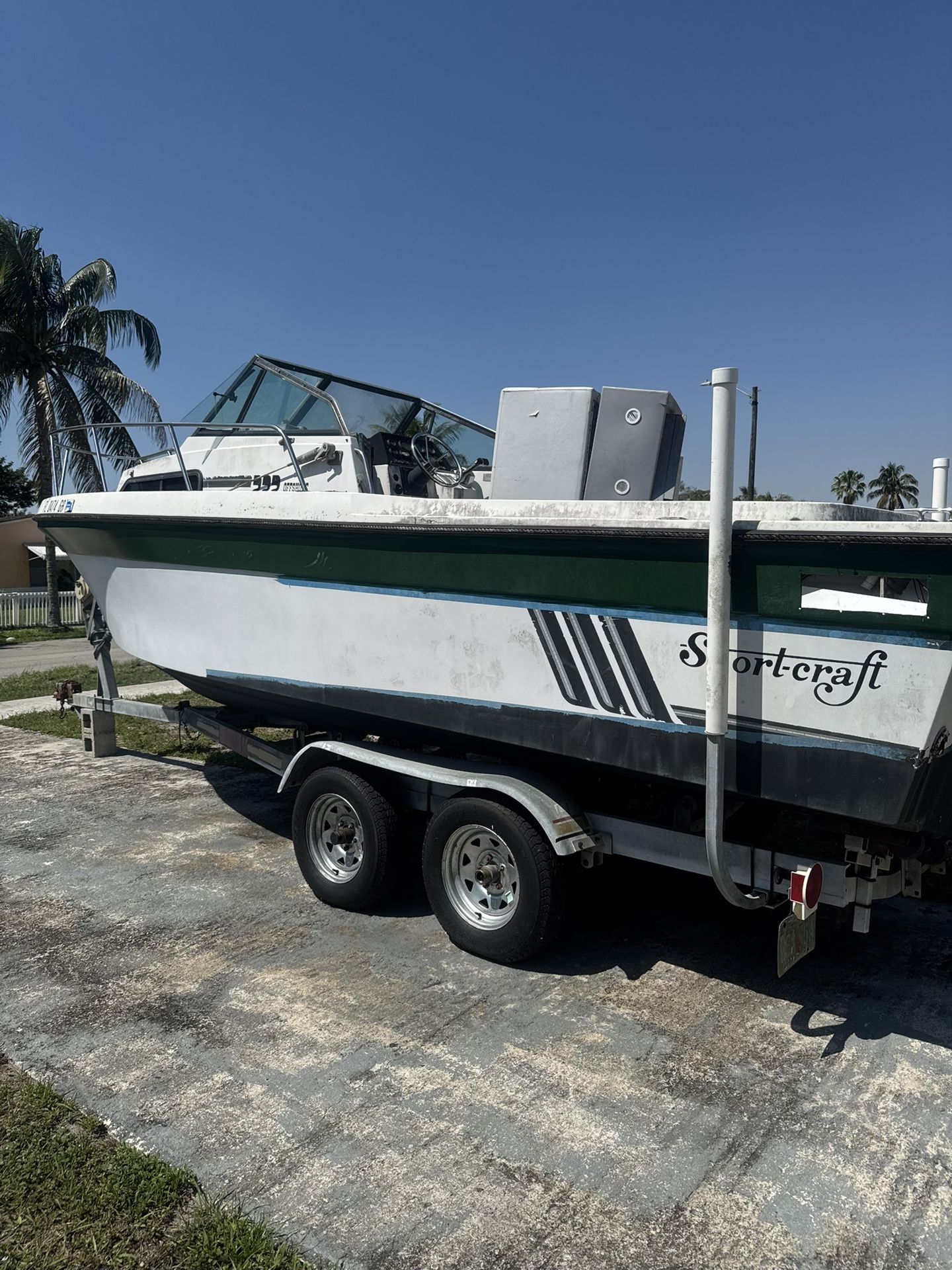 SPORTCRAFT BOAT + TRAILER for Sale in Boca Raton, FL - OfferUp