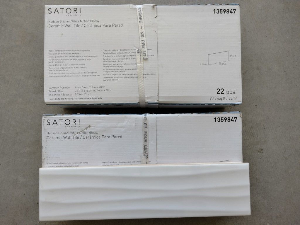 Two Boxes Satori By Anatolia Hudson Brilliant White Motion Glossy ...